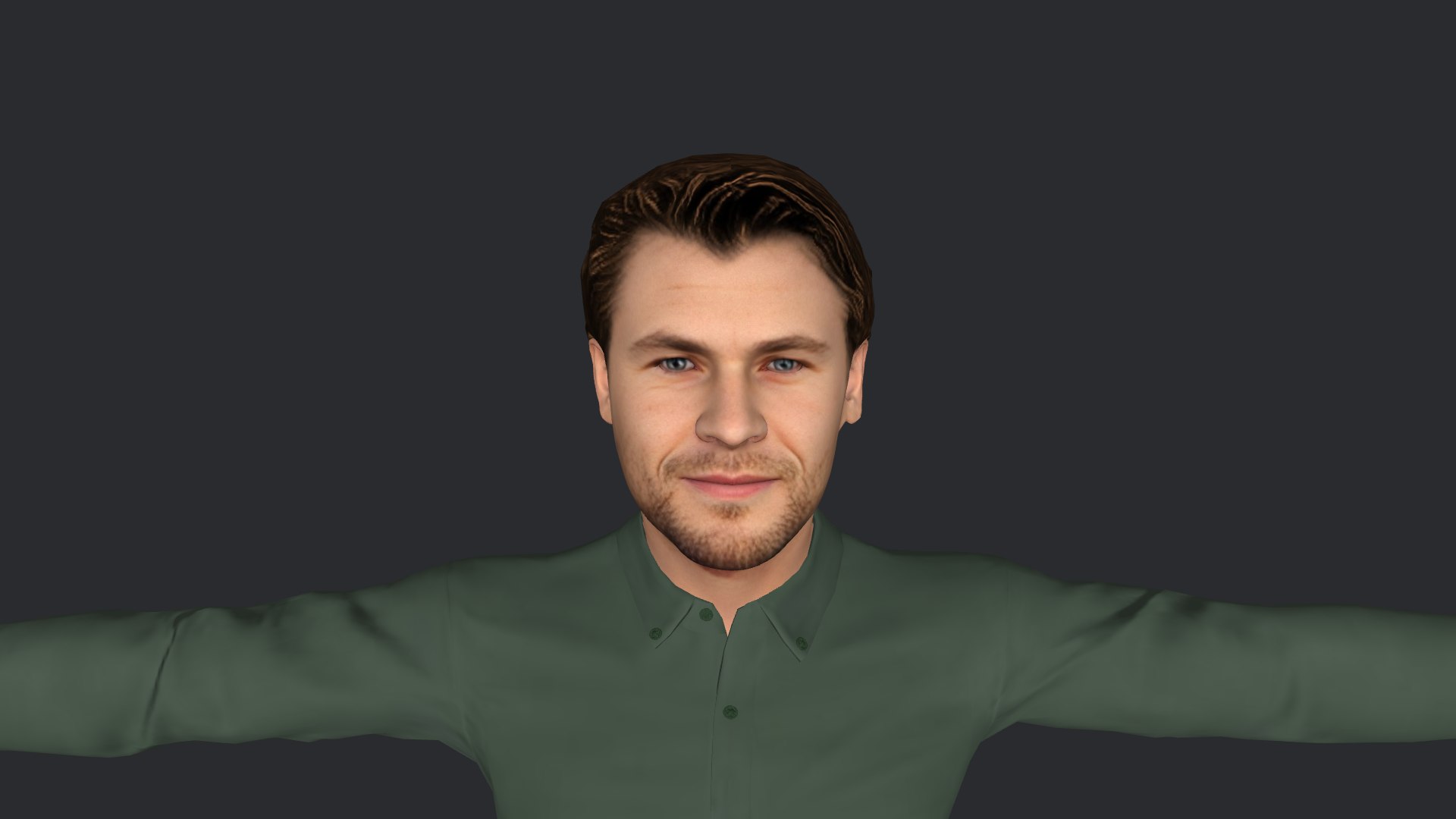 Thor Chris Hemsworth Avengers Hyper Realistic Full Body Fully Rigged ...