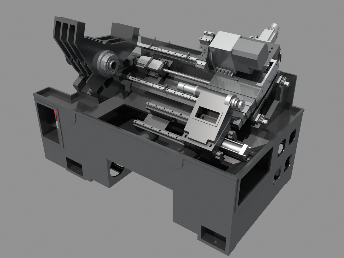 3D cnc machine tool 01 - TurboSquid 1193891