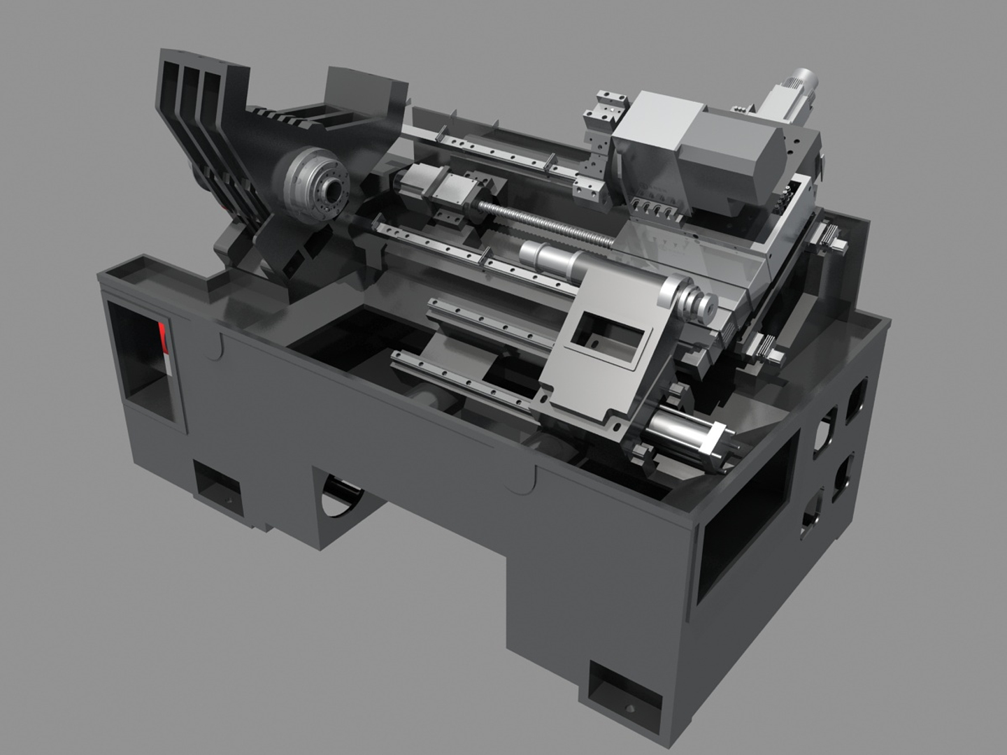 3D cnc machine tool 01 - TurboSquid 1193891
