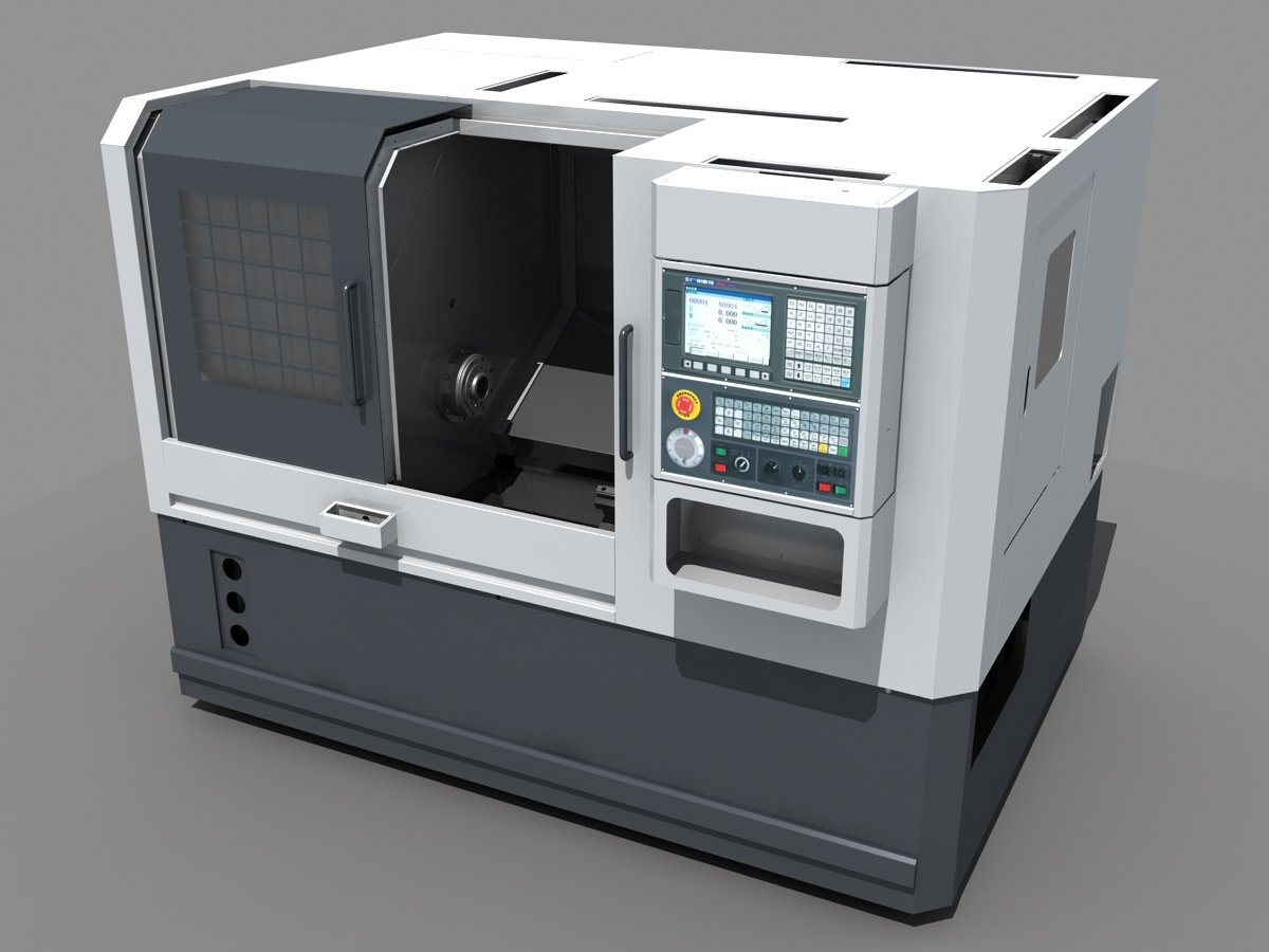 3D cnc machine tool 01 - TurboSquid 1193891