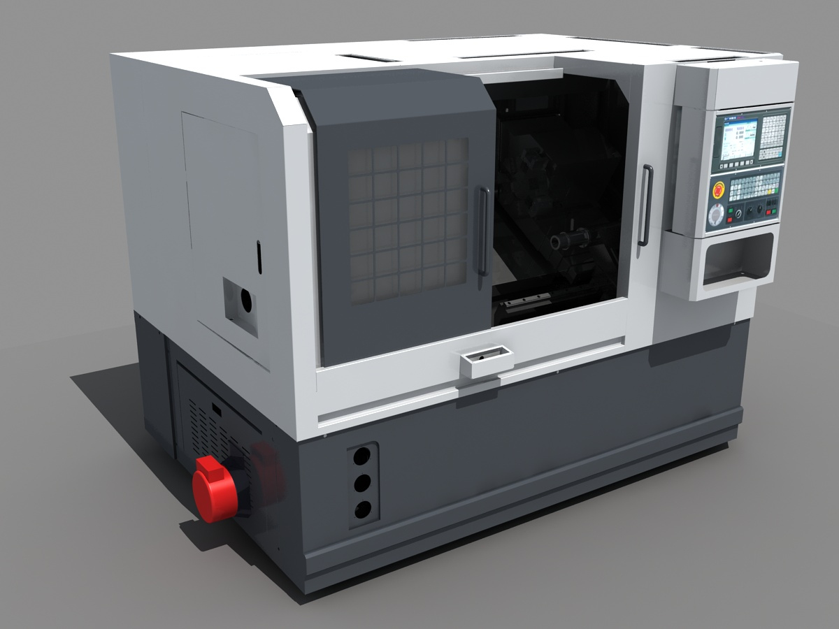 3D cnc machine tool 01 - TurboSquid 1193891