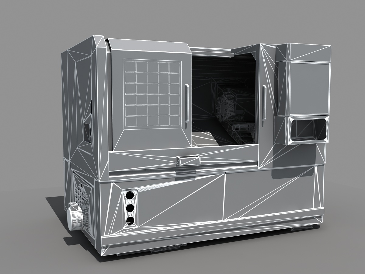 3D cnc machine tool 01 - TurboSquid 1193891