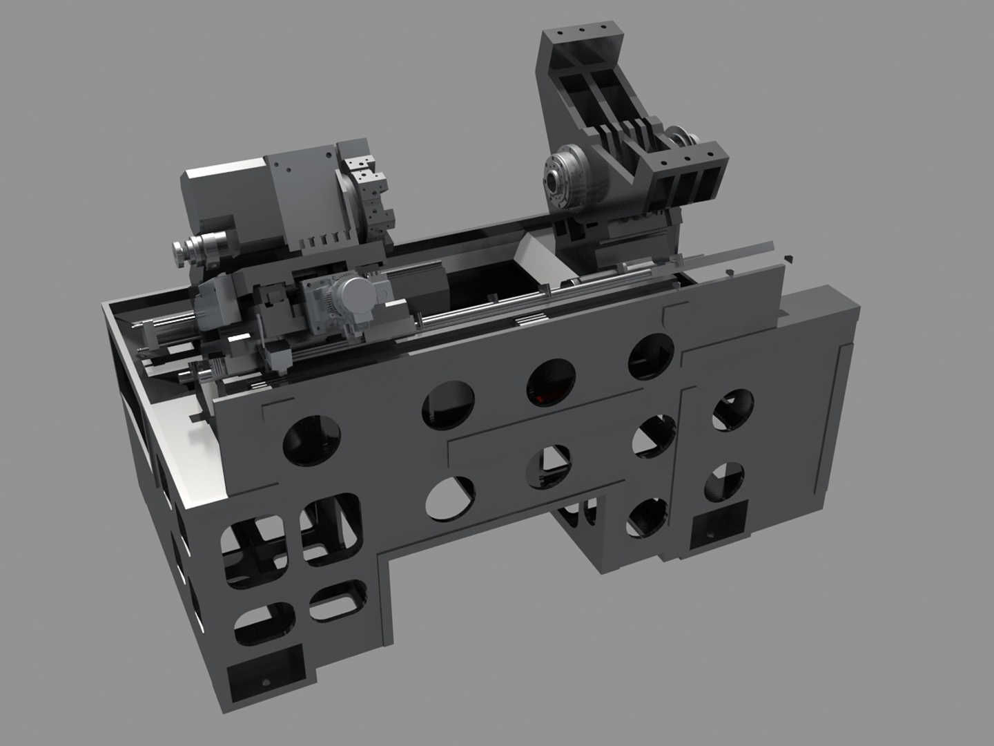 3D cnc machine tool 01 - TurboSquid 1193891