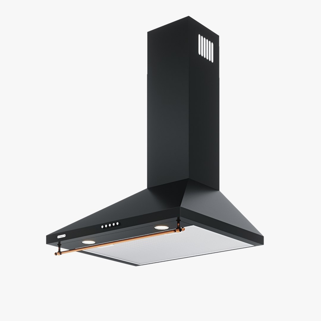 3d model kitchen hood