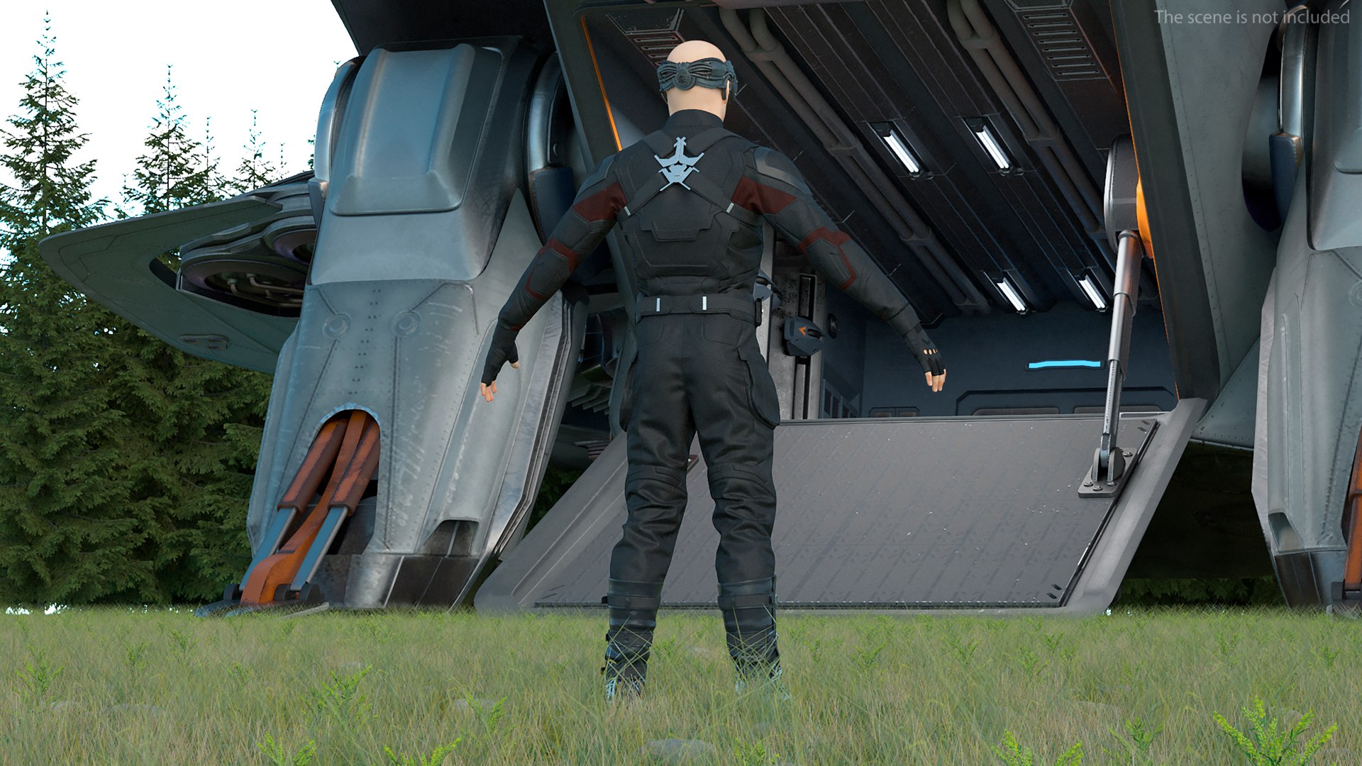 3D Futuristic Soldier Model - TurboSquid 2381235