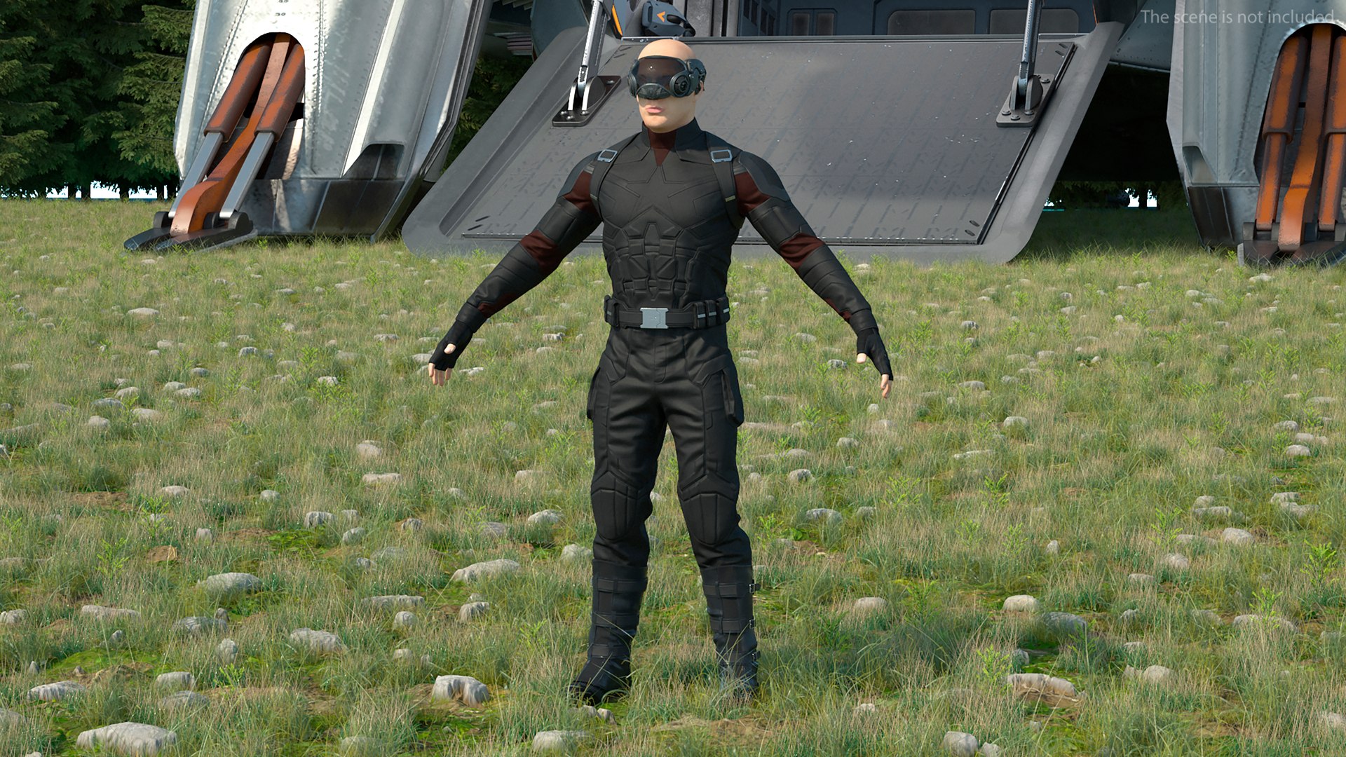 3D Futuristic Soldier Model - TurboSquid 2381235