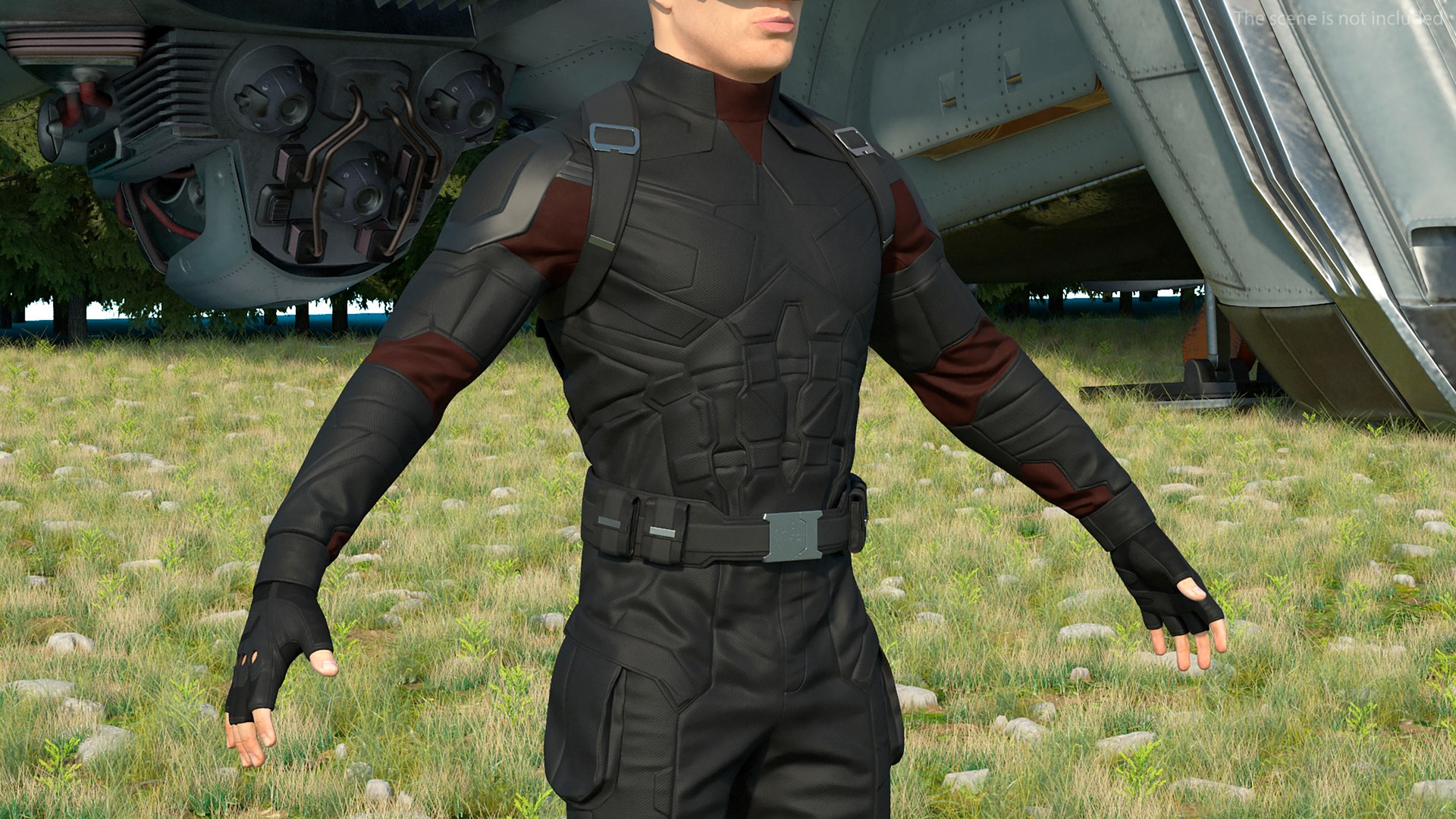 3D Futuristic Soldier Model - TurboSquid 2381235