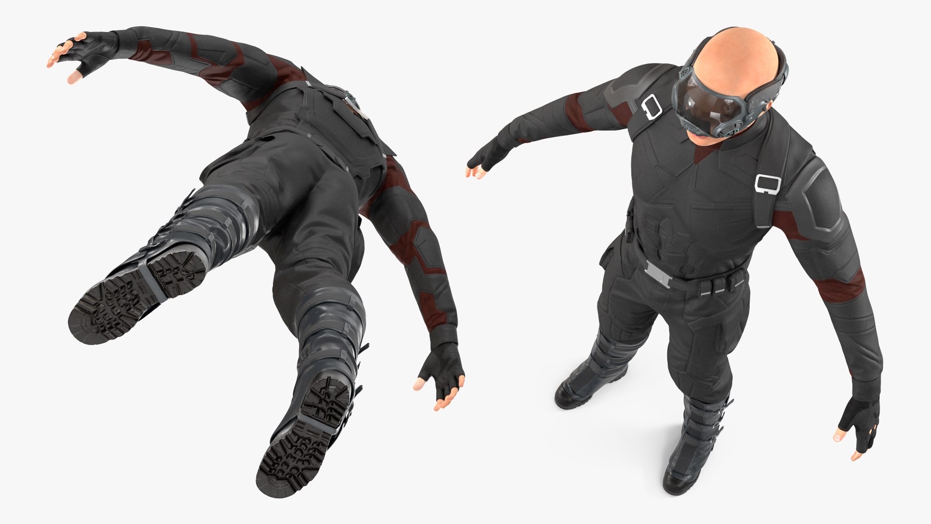 3D Futuristic Soldier Model - TurboSquid 2381235