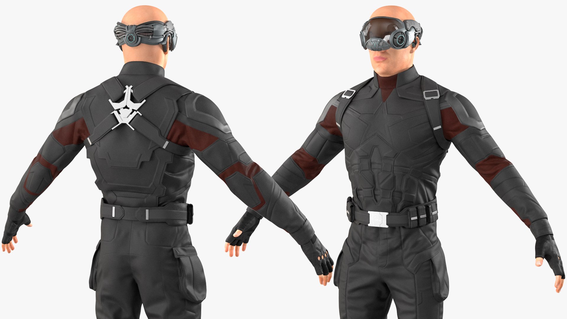 3D Futuristic Soldier Model - TurboSquid 2381235