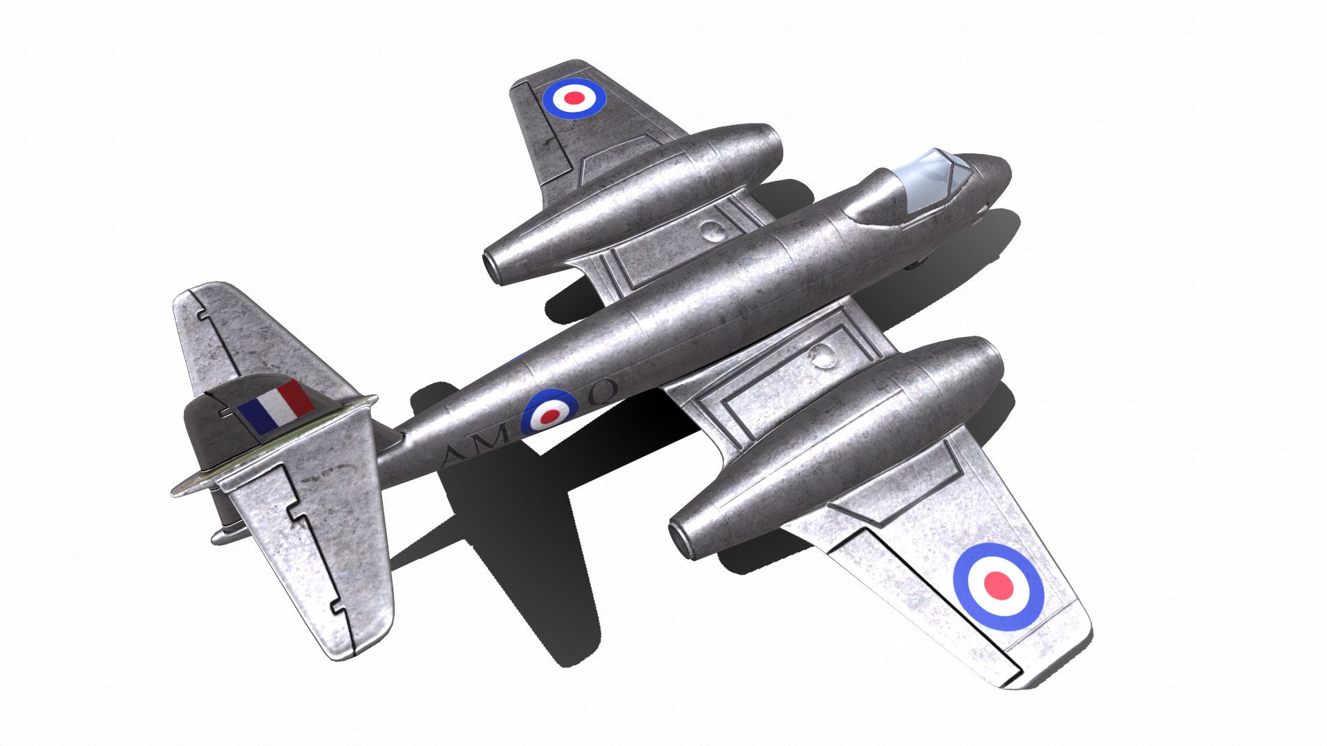 Gloster Meteor Fighter Plane 3D - TurboSquid 1648704