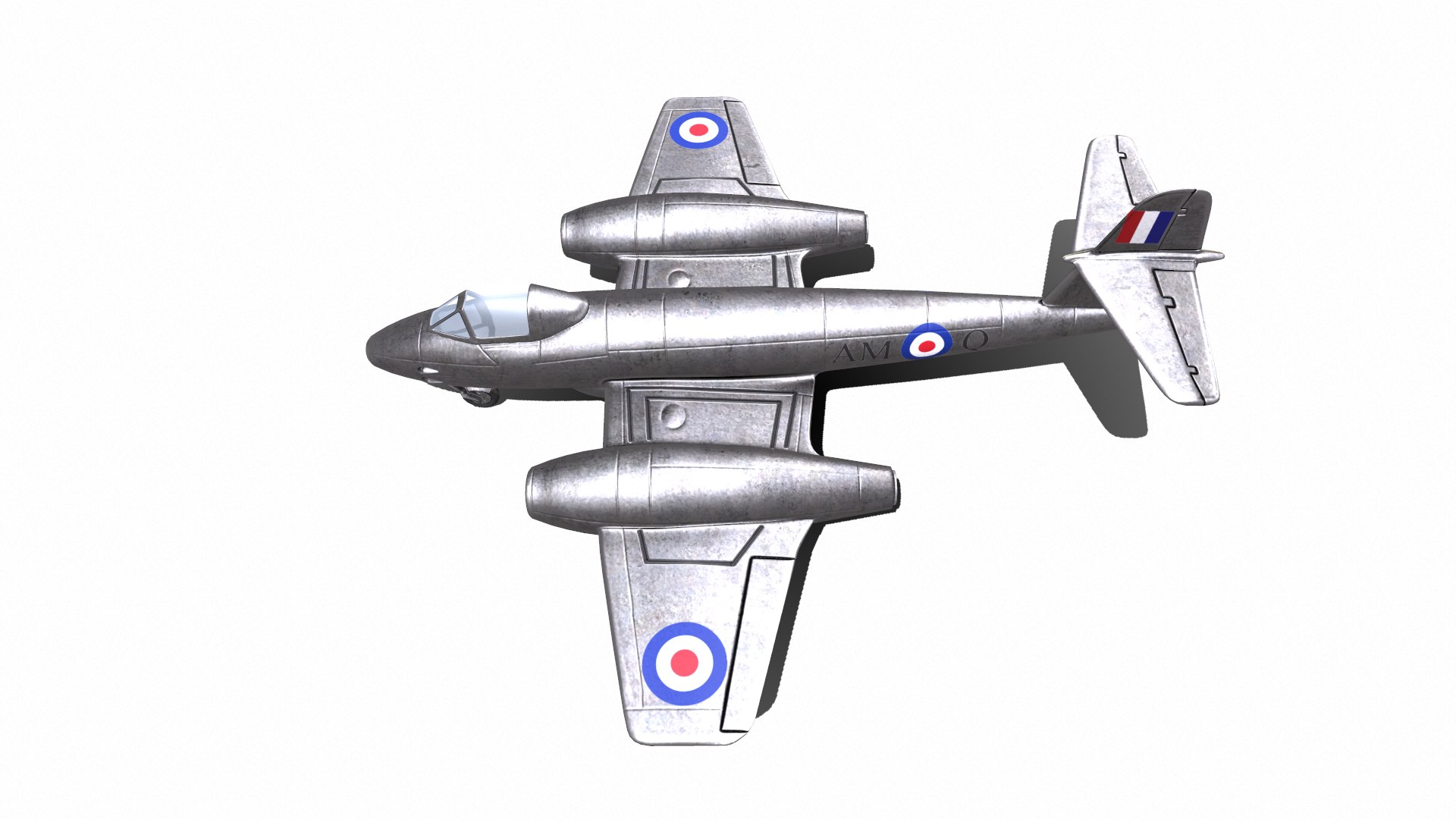 Gloster Meteor Fighter Plane 3D - TurboSquid 1648704