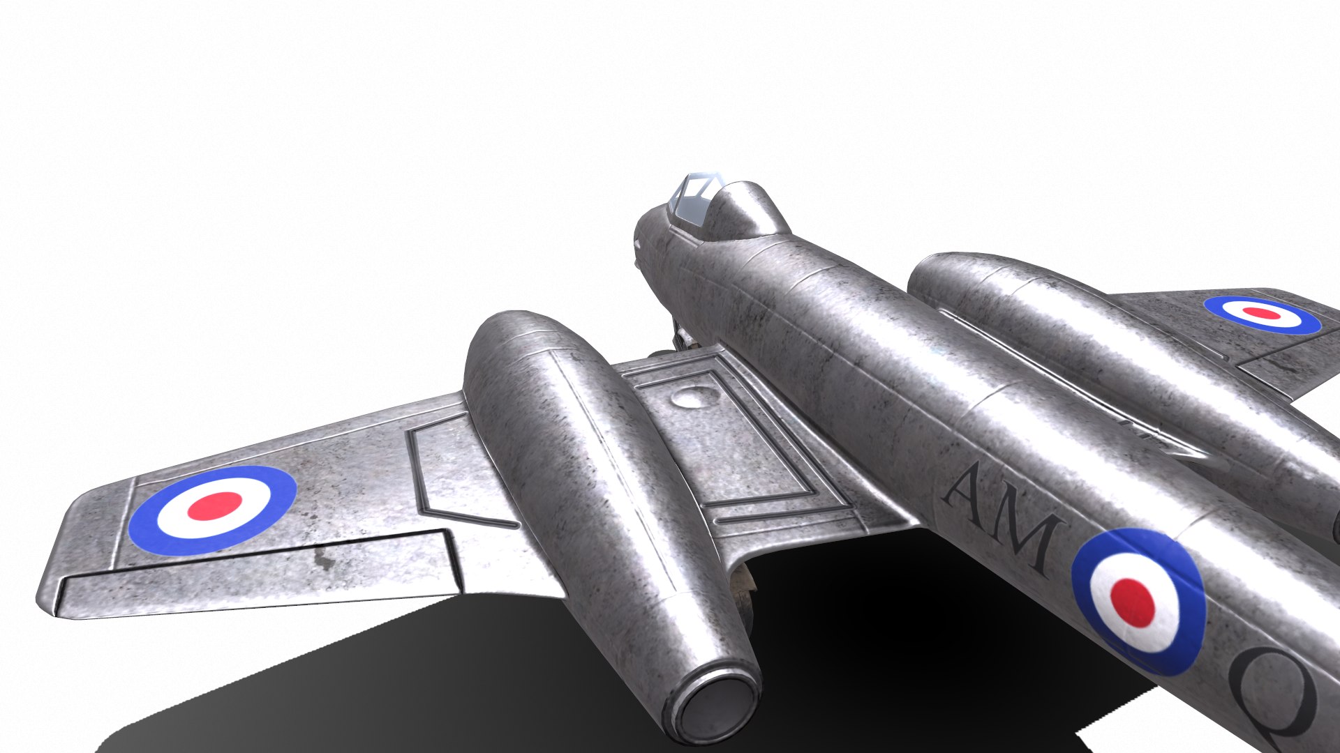 Gloster Meteor Fighter Plane 3D - TurboSquid 1648704