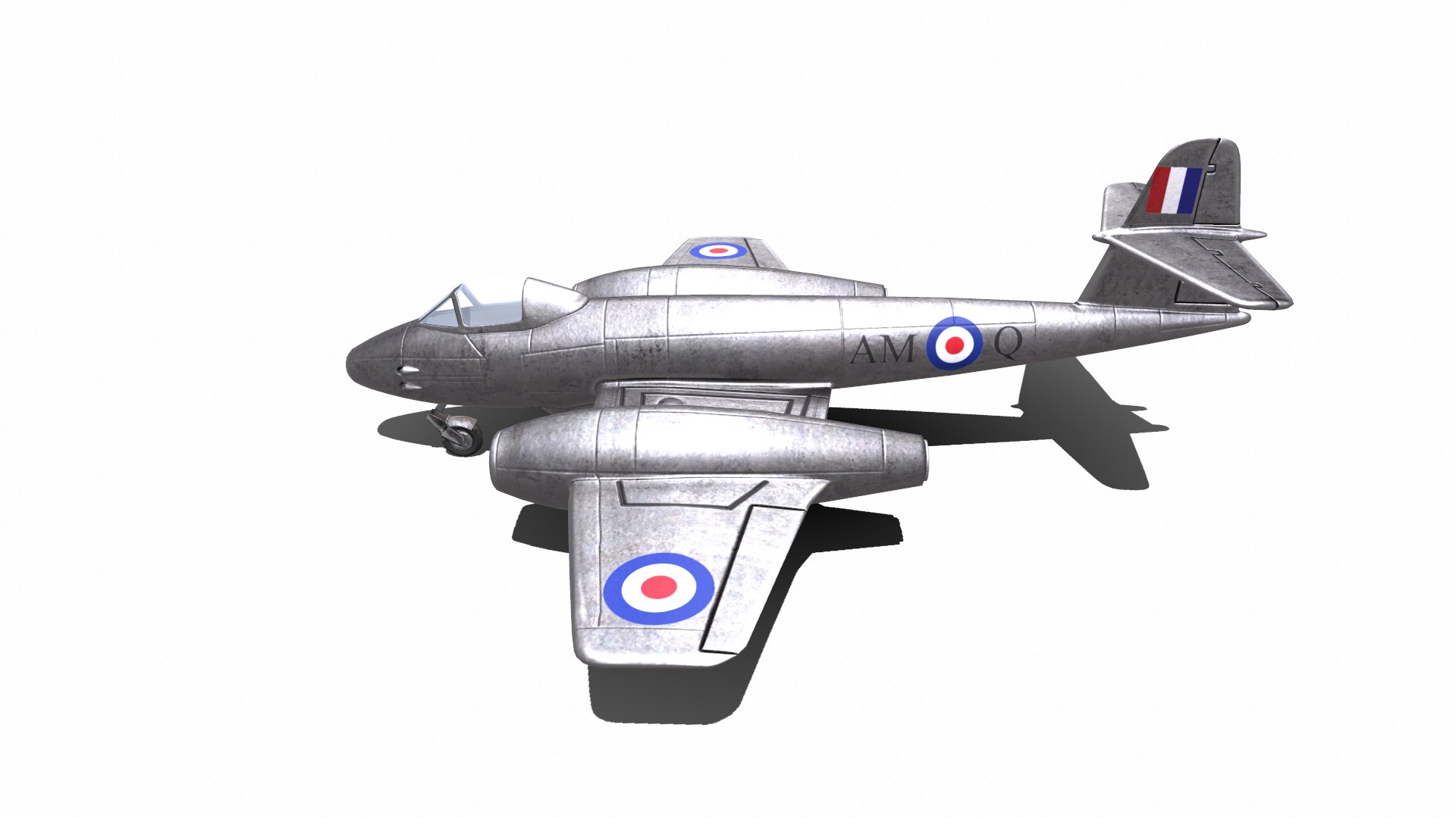 Gloster Meteor Fighter Plane 3D - TurboSquid 1648704