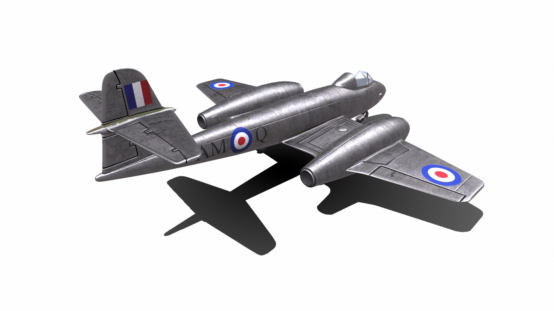 Gloster Meteor Fighter Plane 3D - TurboSquid 1648704