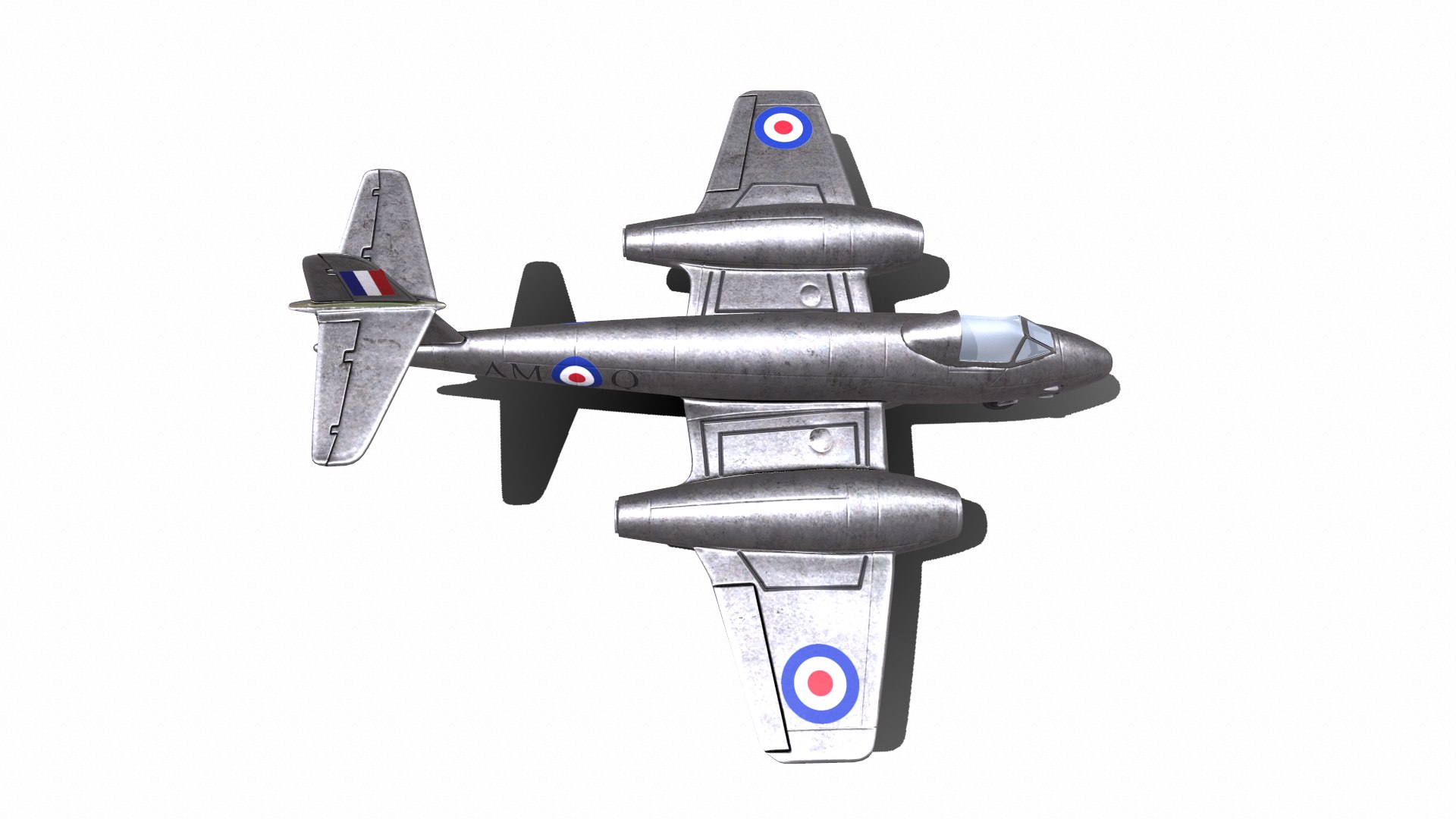 Gloster Meteor Fighter Plane 3D - TurboSquid 1648704