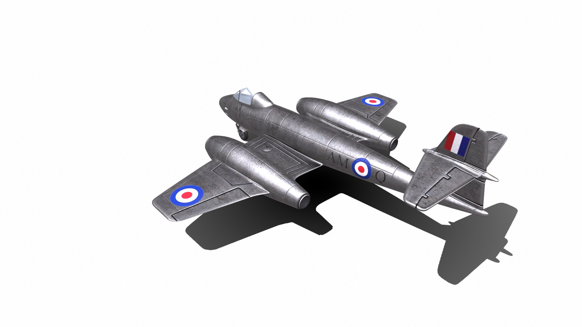 Gloster Meteor Fighter Plane 3D - TurboSquid 1648704