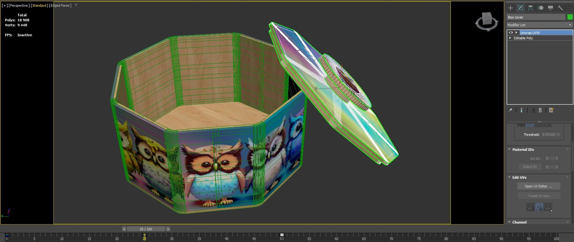 Eight Sided Giftbox Model - TurboSquid 2075589