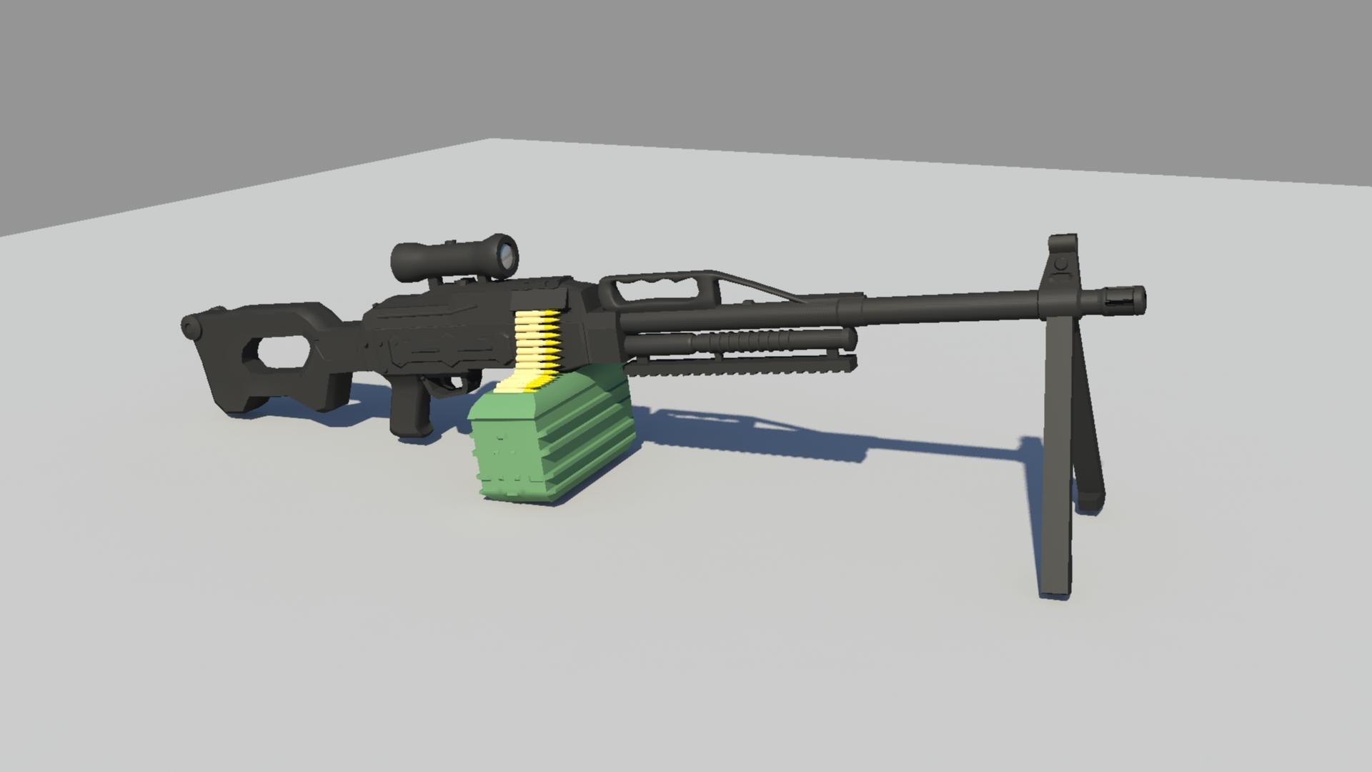 maya pk machine gun