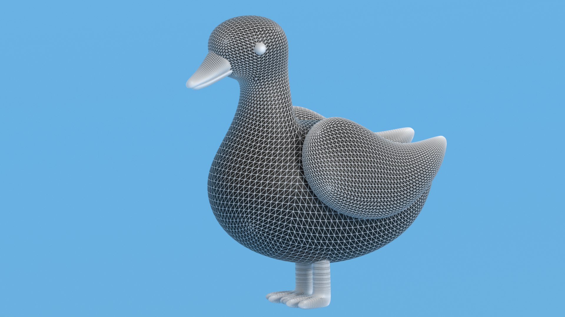 Cartoon Duck 3D Model - TurboSquid 2218963