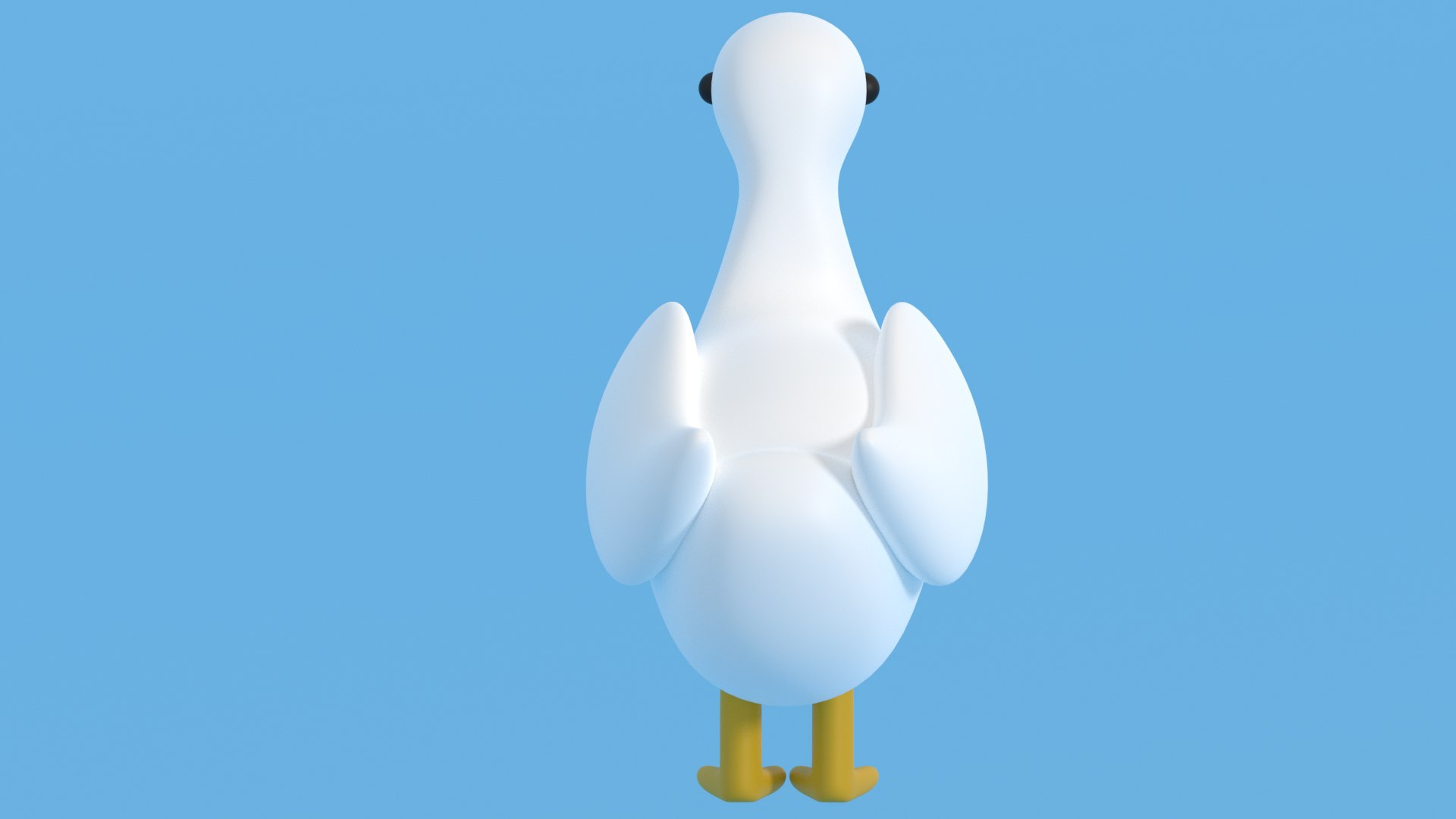 Cartoon Duck 3D Model - TurboSquid 2218963