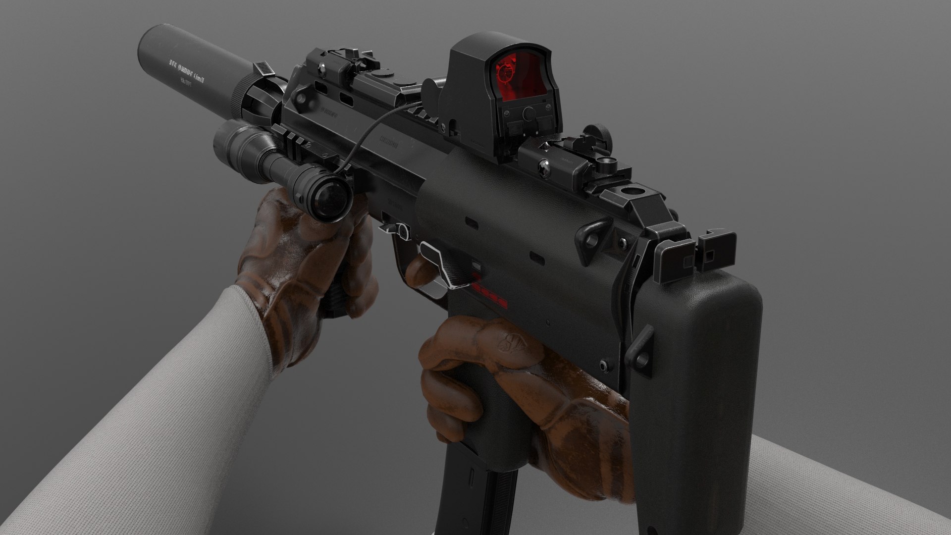 Mp7 Submachine Gun Fps - Tps 3D - TurboSquid 2404099