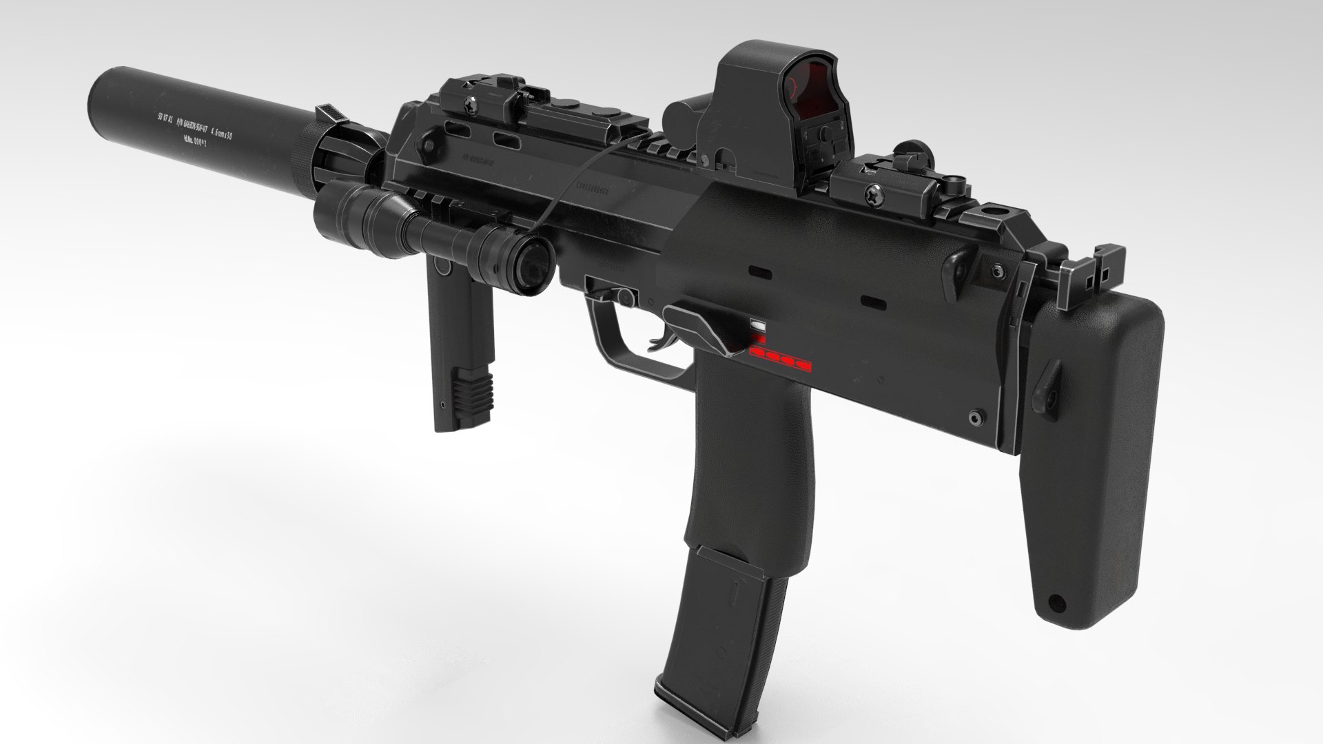 Mp7 Submachine Gun Fps - Tps 3D - TurboSquid 2404099