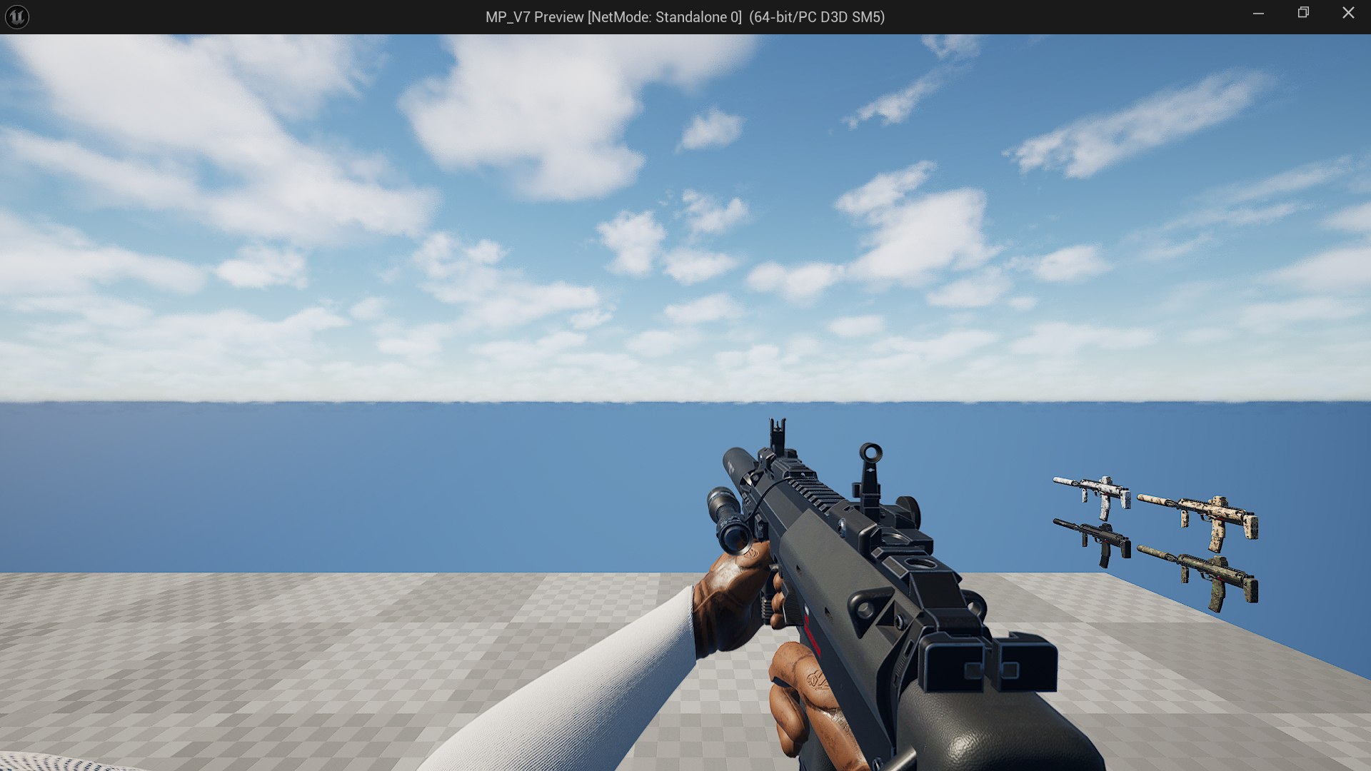 Mp7 Submachine Gun Fps - Tps 3D - TurboSquid 2404099
