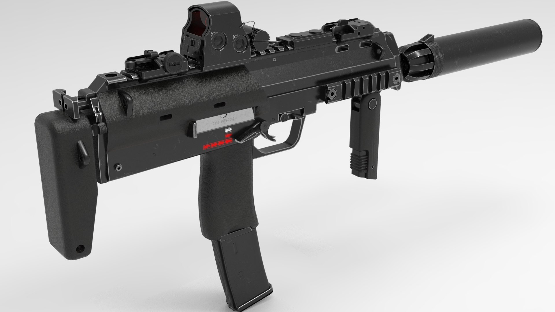 Mp7 Submachine Gun Fps - Tps 3D - TurboSquid 2404099