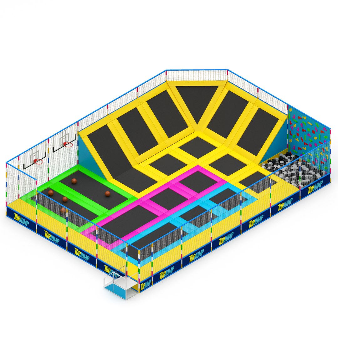 Trampoline 3D Model - TurboSquid 1770052