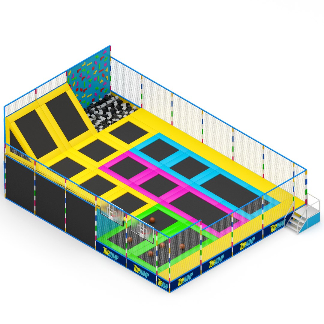 Trampoline 3D Model - TurboSquid 1770052