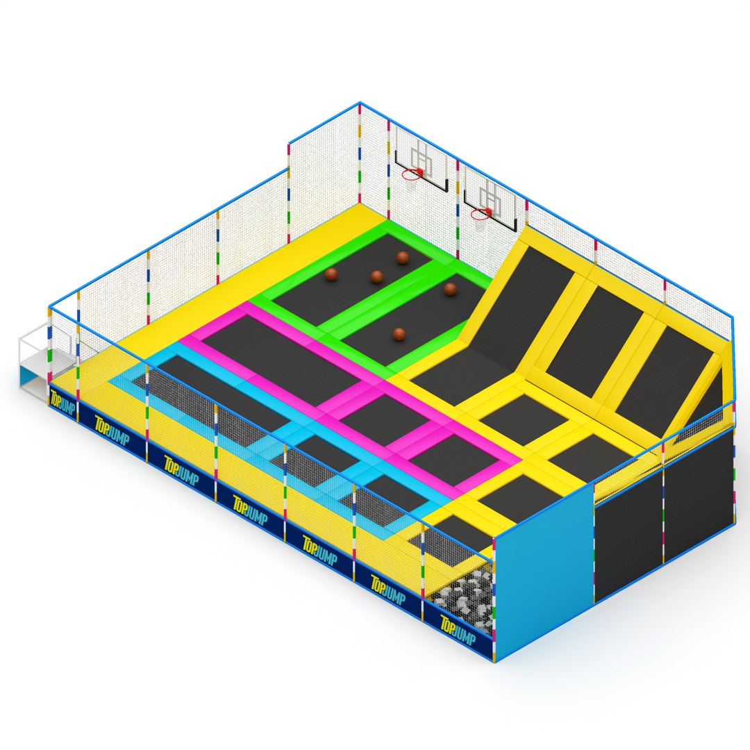 Trampoline 3D Model - TurboSquid 1770052