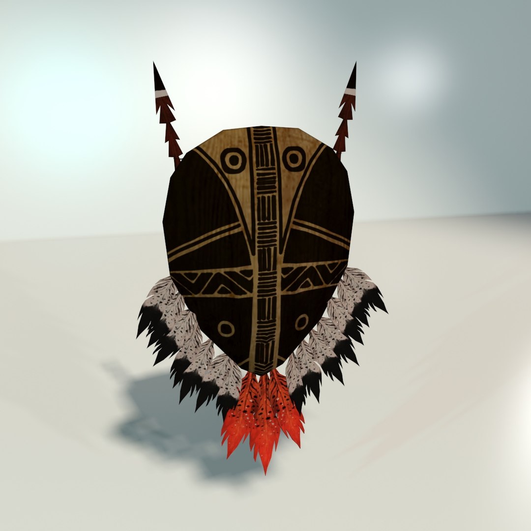 Indigenous Tribal Shield Model - TurboSquid 1476009
