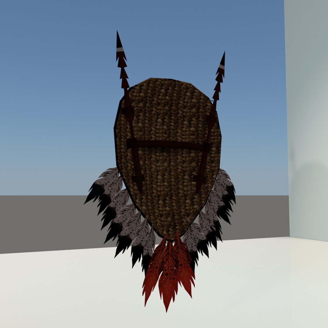 Indigenous Tribal Shield Model - TurboSquid 1476009