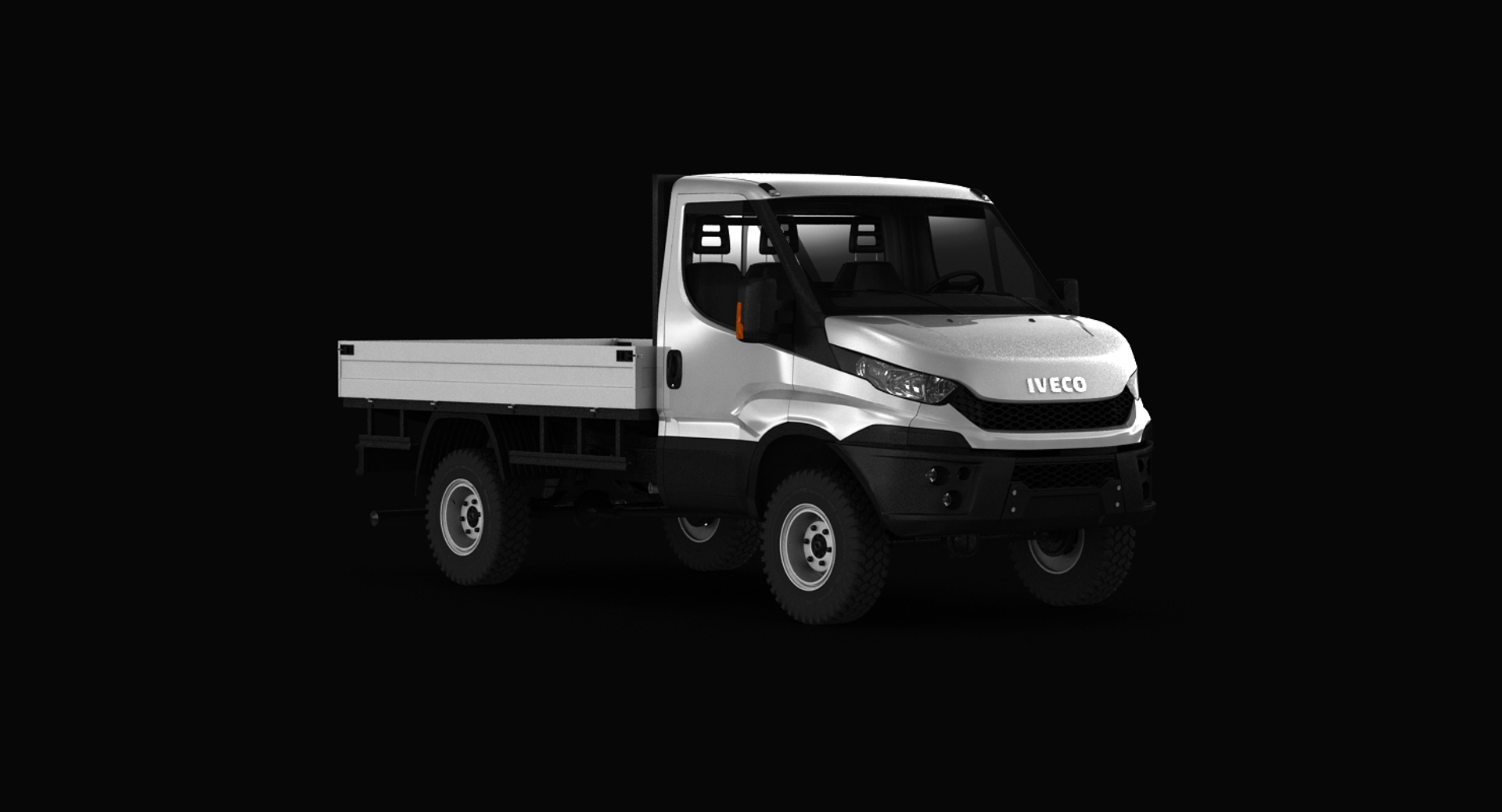 3d Model Iveco Daily Pickup