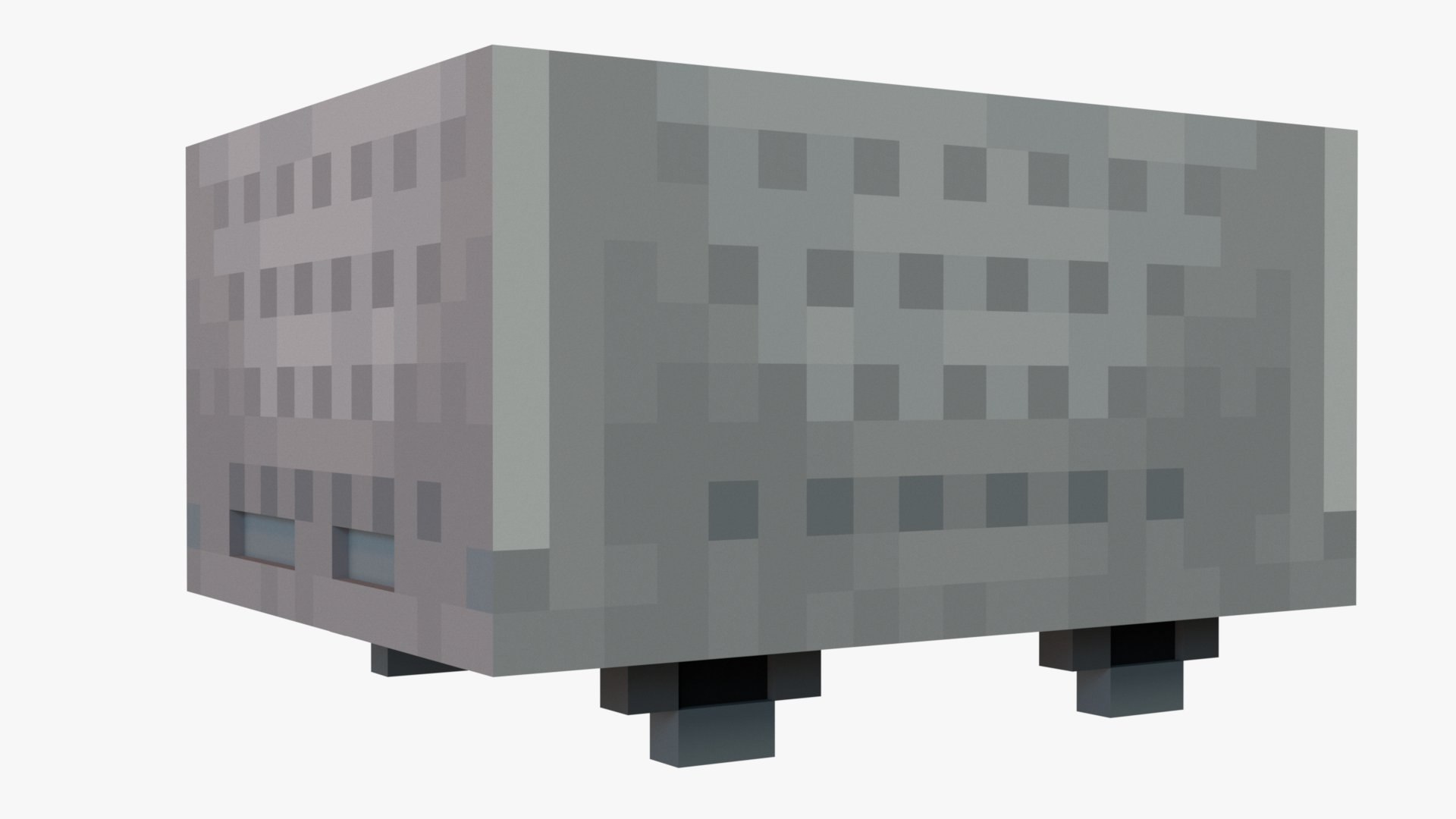 Minecraft Minecart 3D Model - TurboSquid 1929183