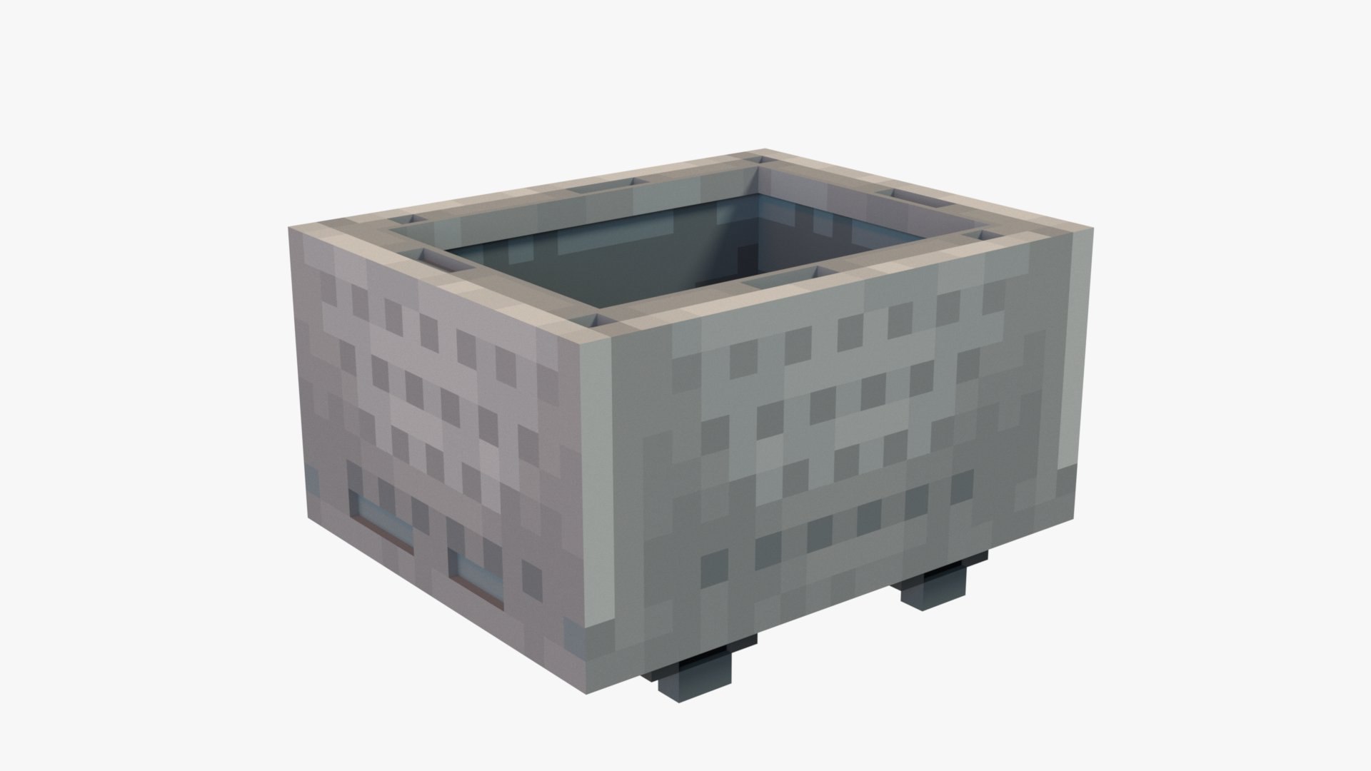 Minecraft Minecart 3D Model - TurboSquid 1929183