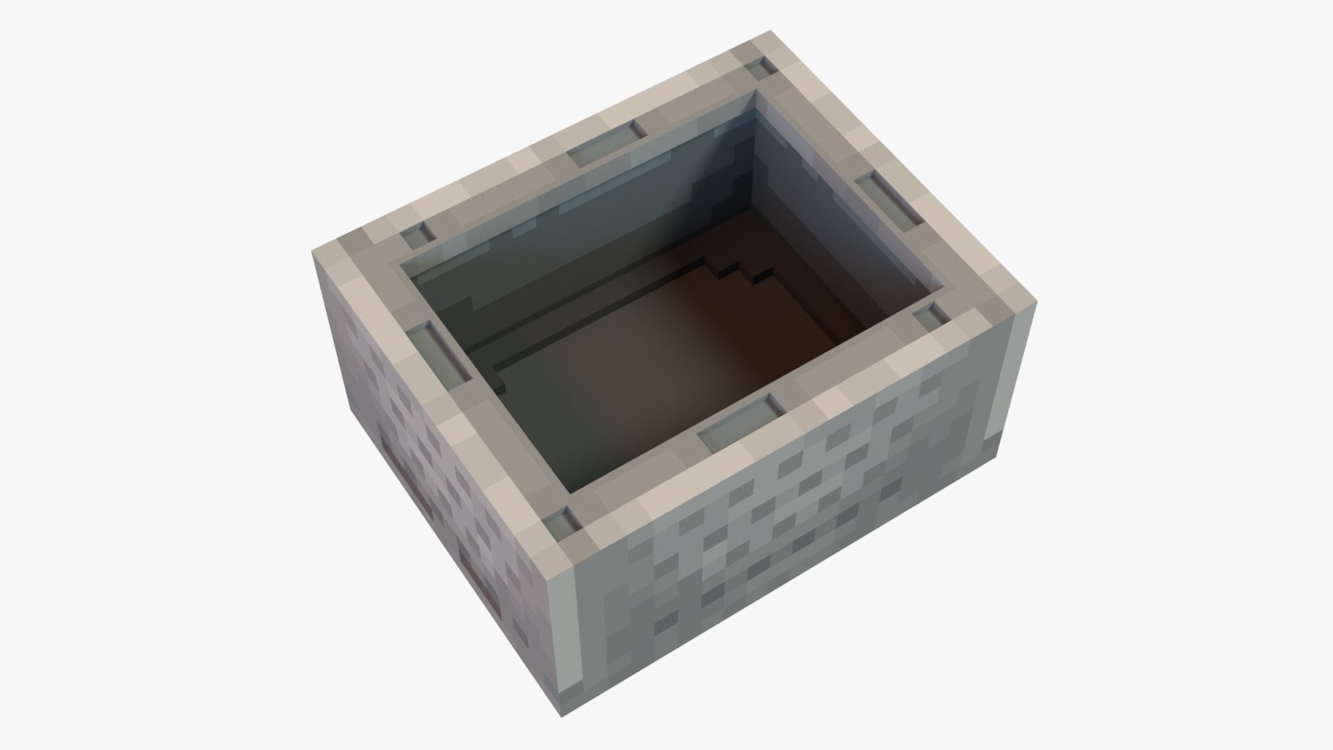Minecraft Minecart 3D Model - TurboSquid 1929183