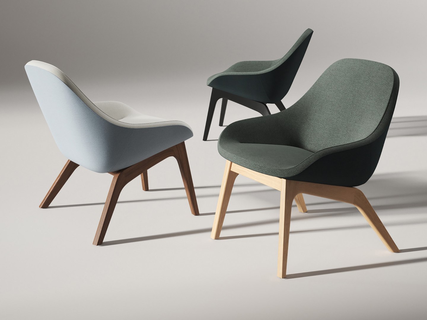 Morph Lounge Chair 3D Model - TurboSquid 2183047