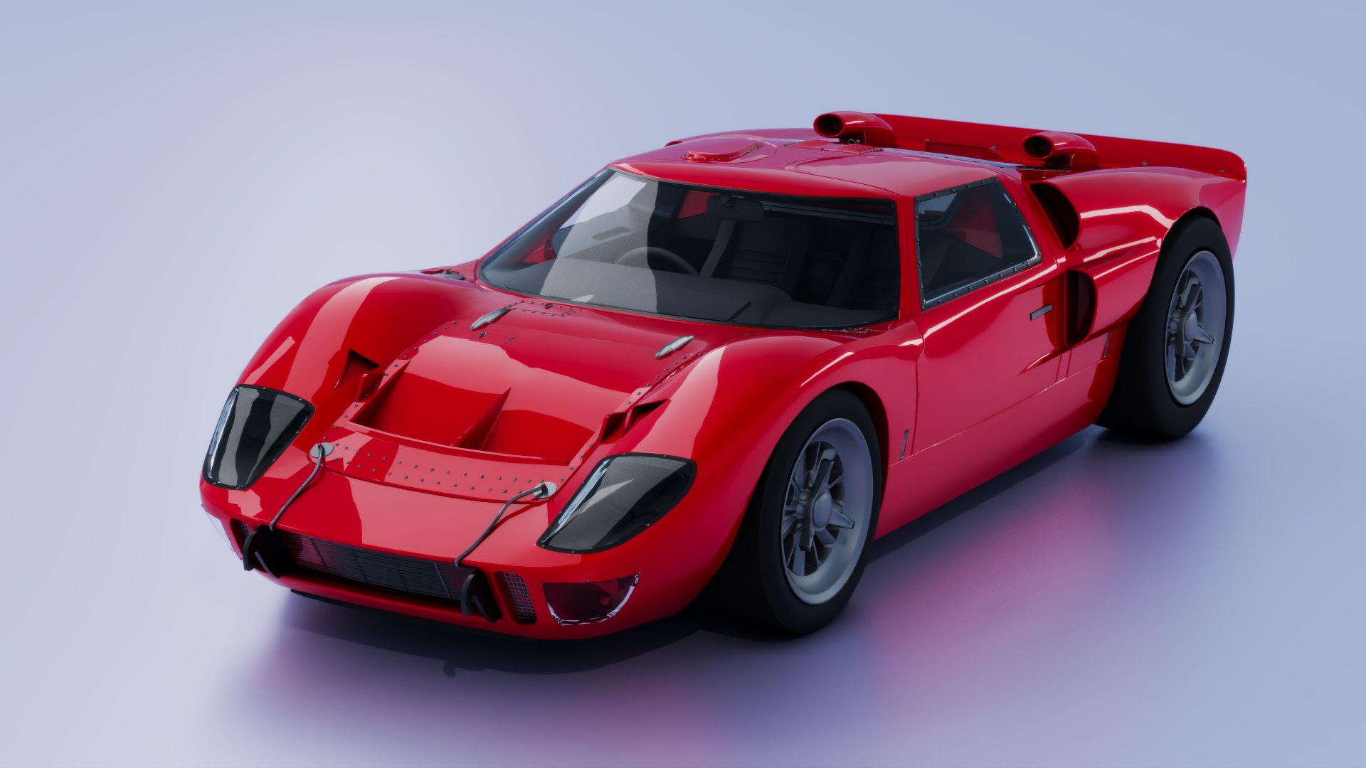 Free 3D Ford GT40 Mk II 1966 Model - TurboSquid 2321662
