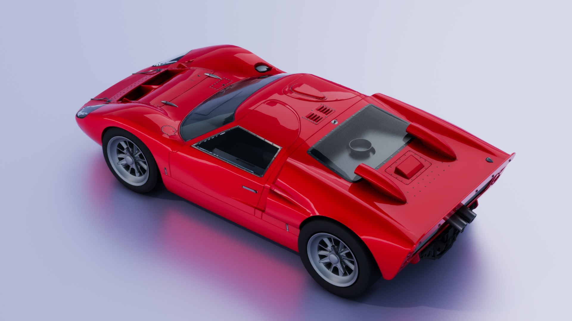Free 3D Ford GT40 Mk II 1966 Model - TurboSquid 2321662