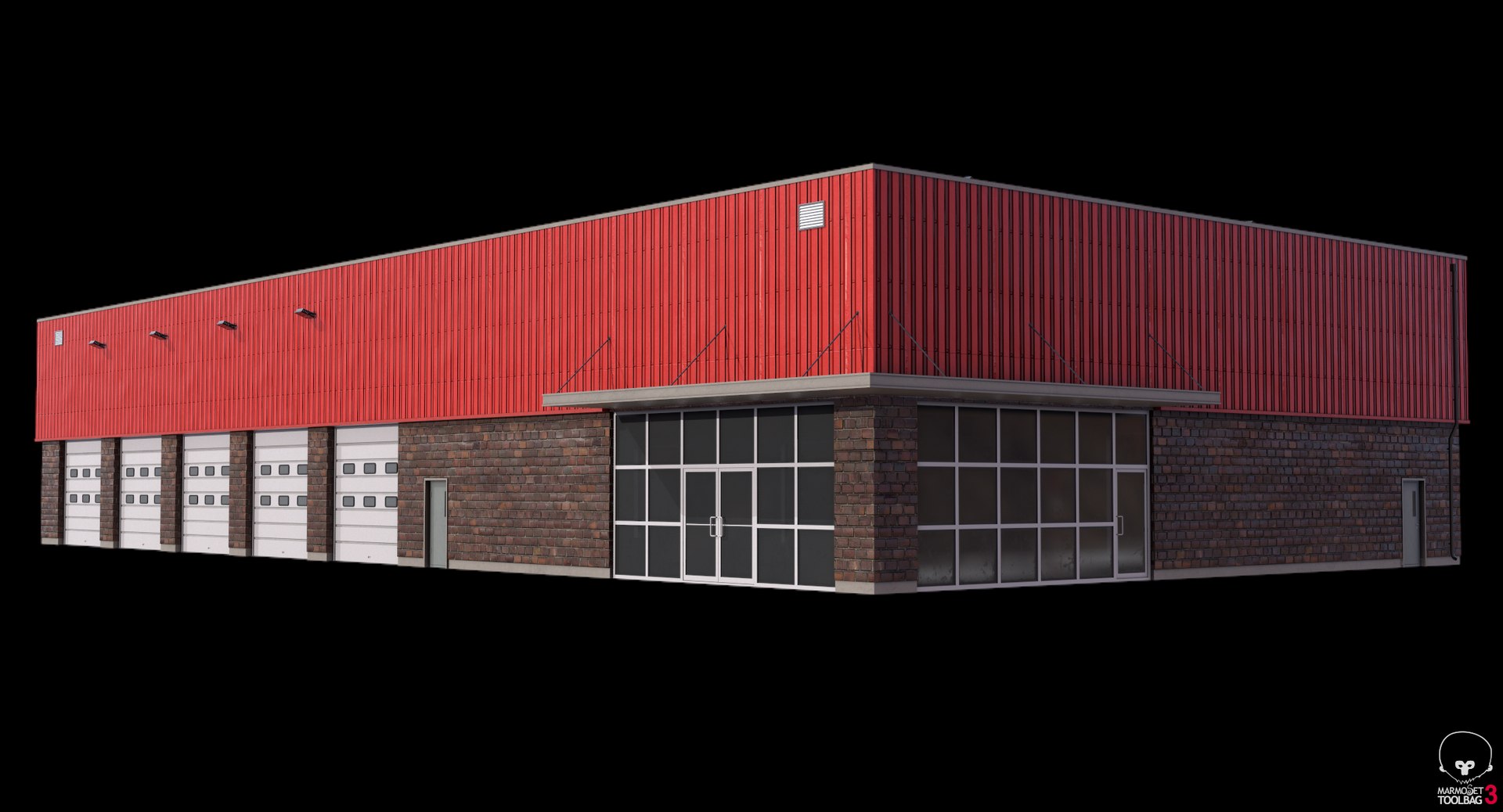 3D Industrial Building 16 Model - TurboSquid 2438966