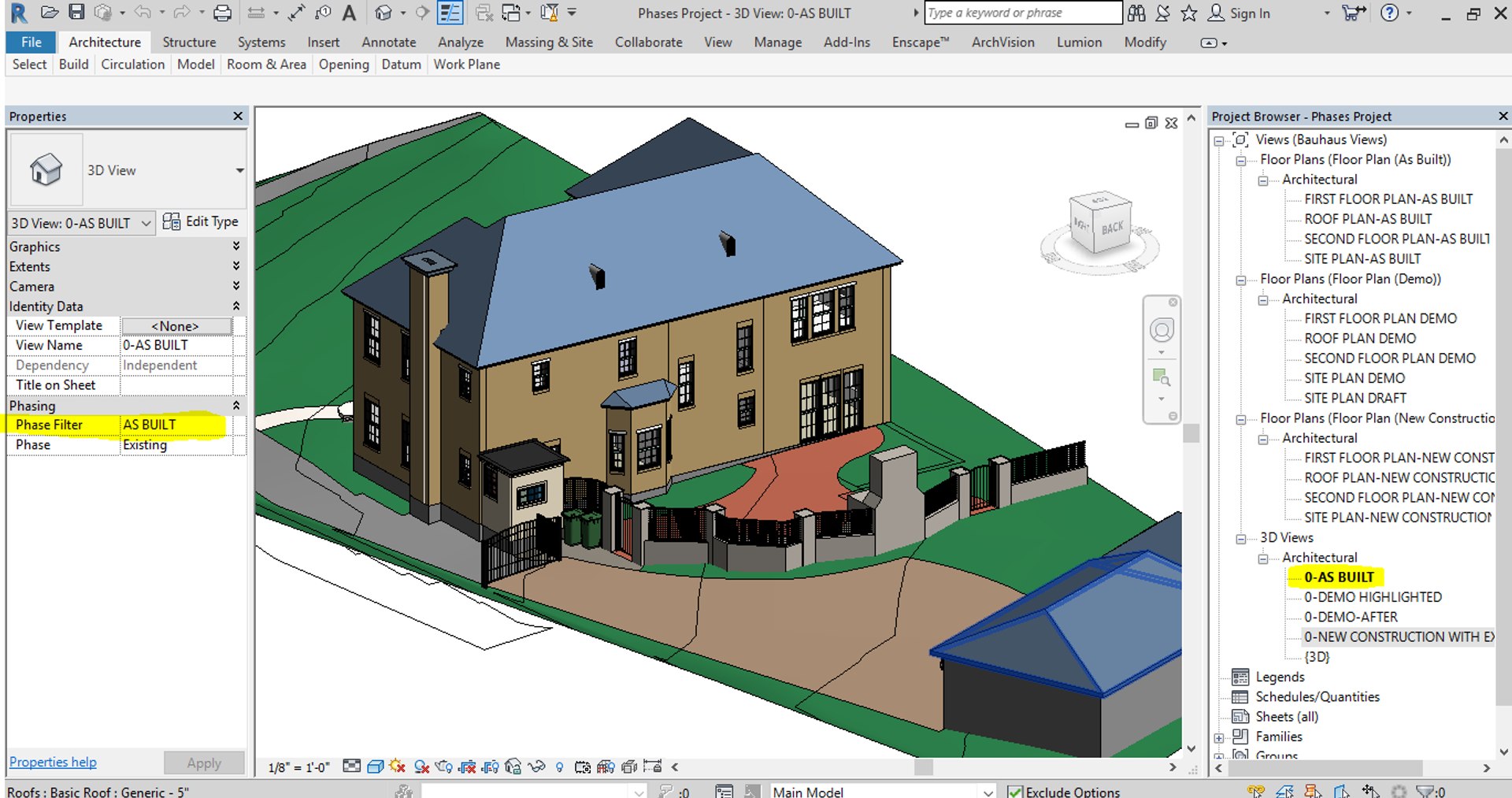 3D Revit Phases Sample Project - TurboSquid 1257568