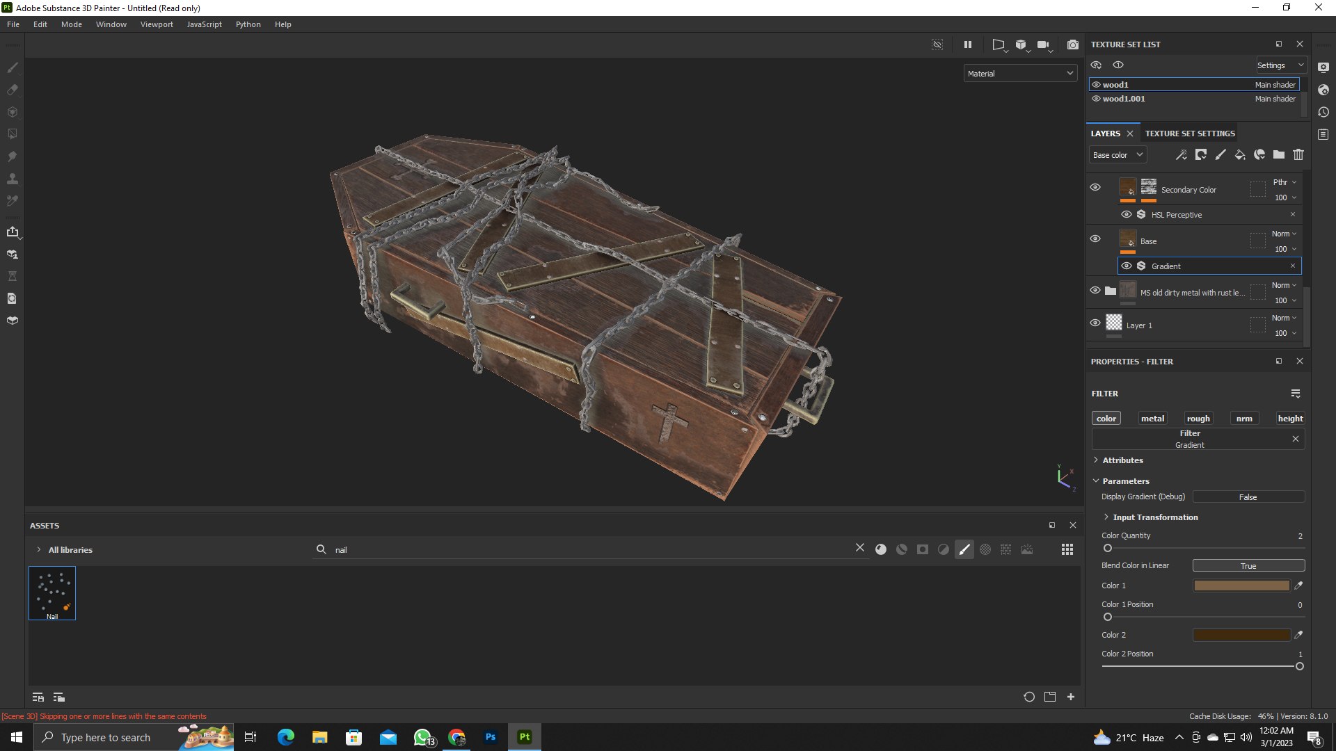 3D Coffin Model - TurboSquid 2034571