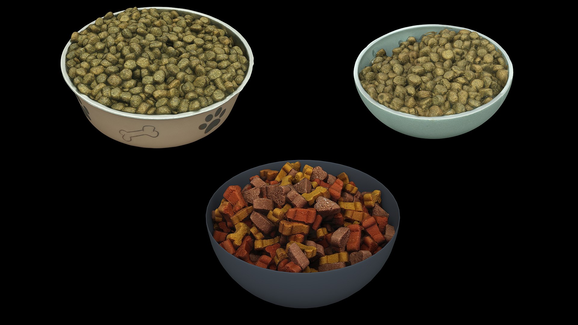 Dog Pet Food Collection 02 3D Model - TurboSquid 2100841