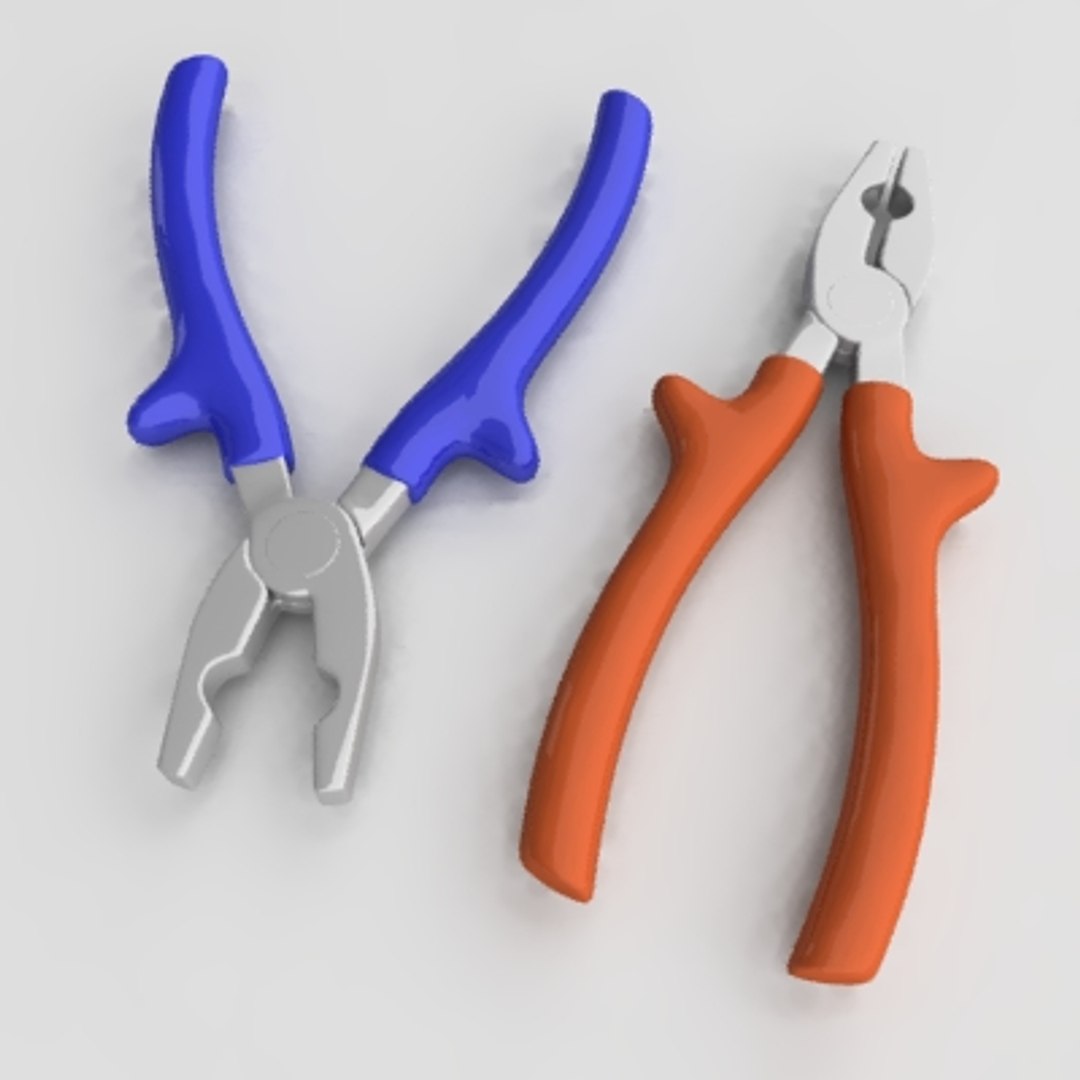 Pincers Pliers Tool 3d Dxf