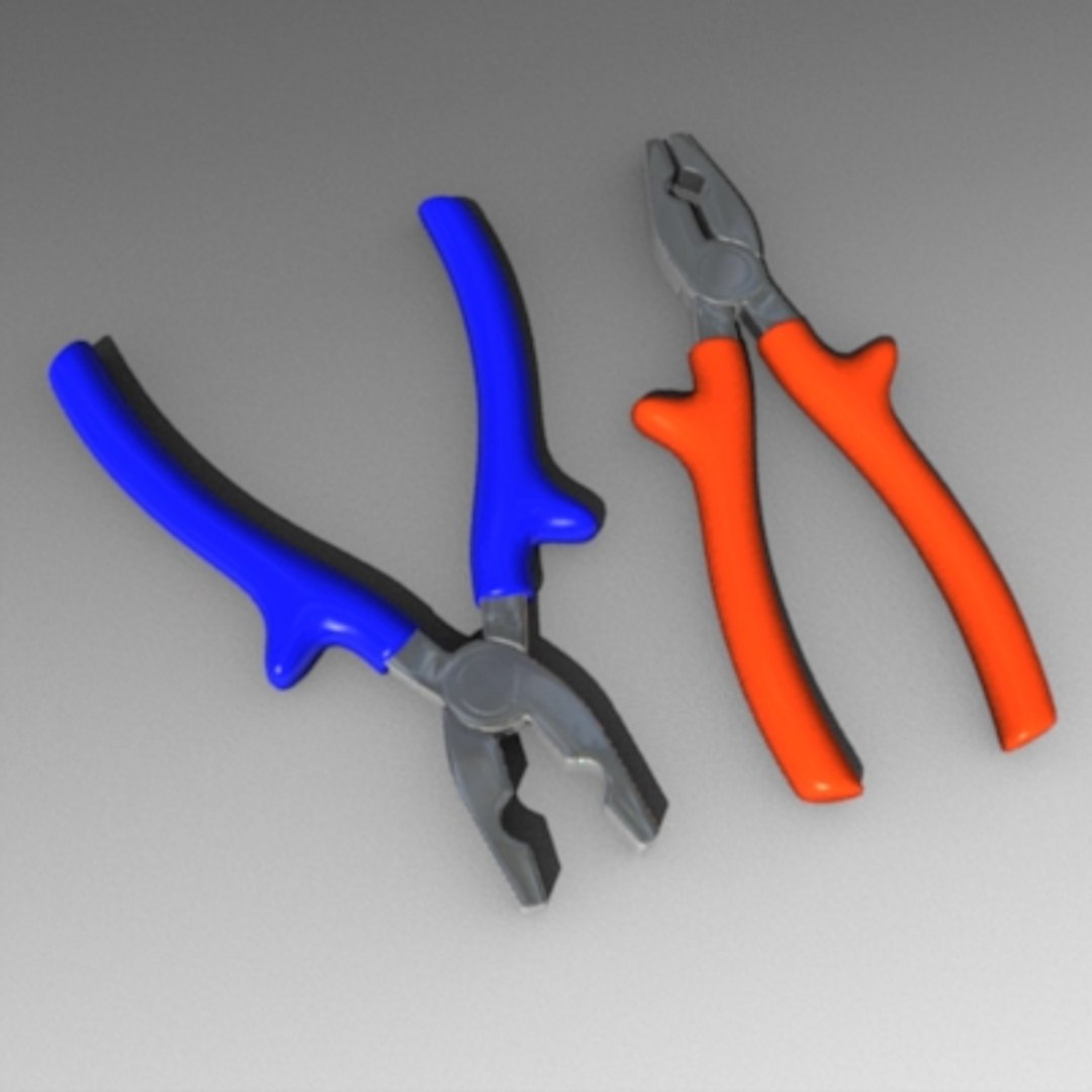 Pincers Pliers Tool 3d Dxf