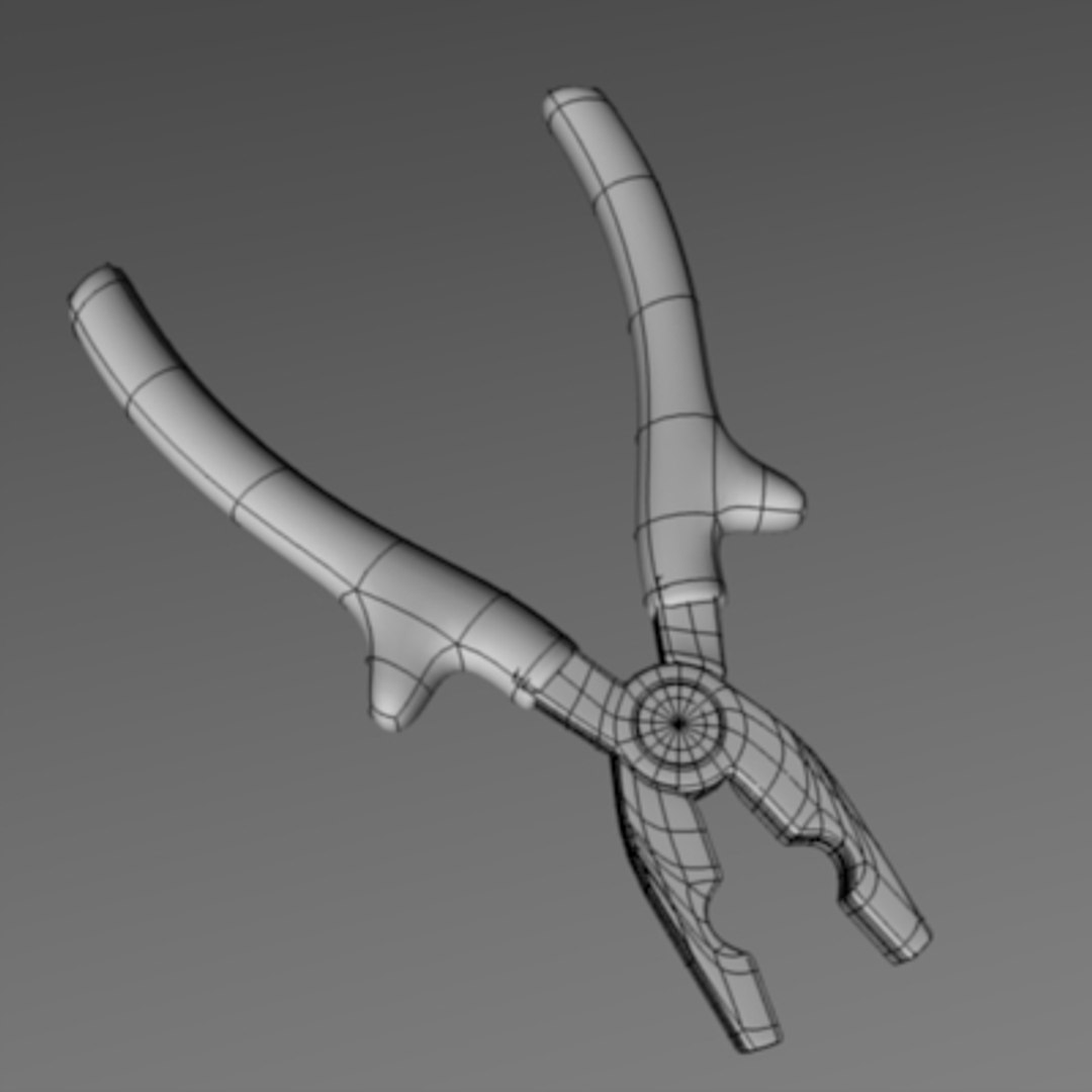 Pincers Pliers Tool 3d Dxf