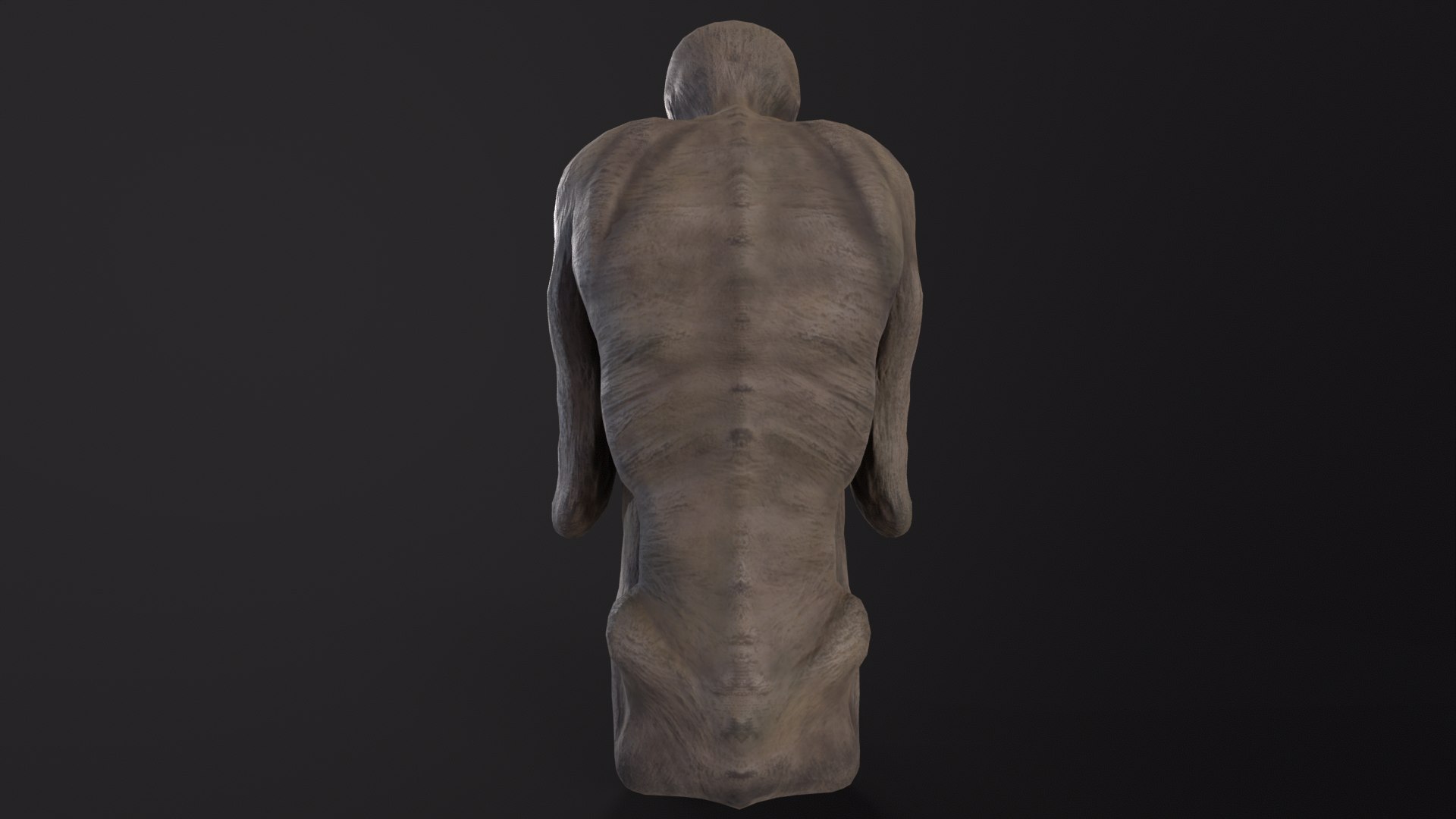 3D Naked Mummified Corpse - TurboSquid 2175244