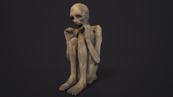 modelo 3d Cadáver momificado desnudo - TurboSquid 2175244