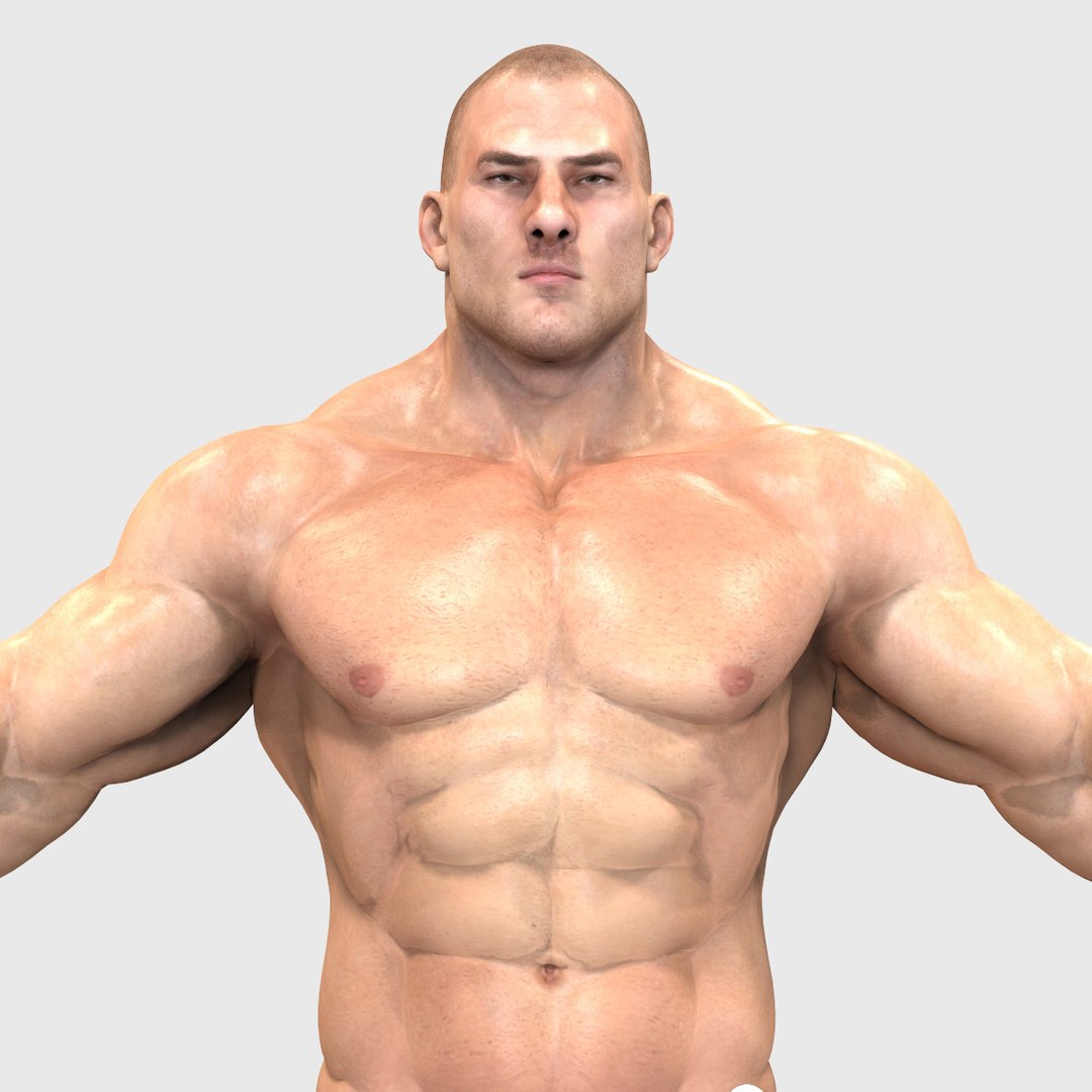 3d Bodybuilder Character